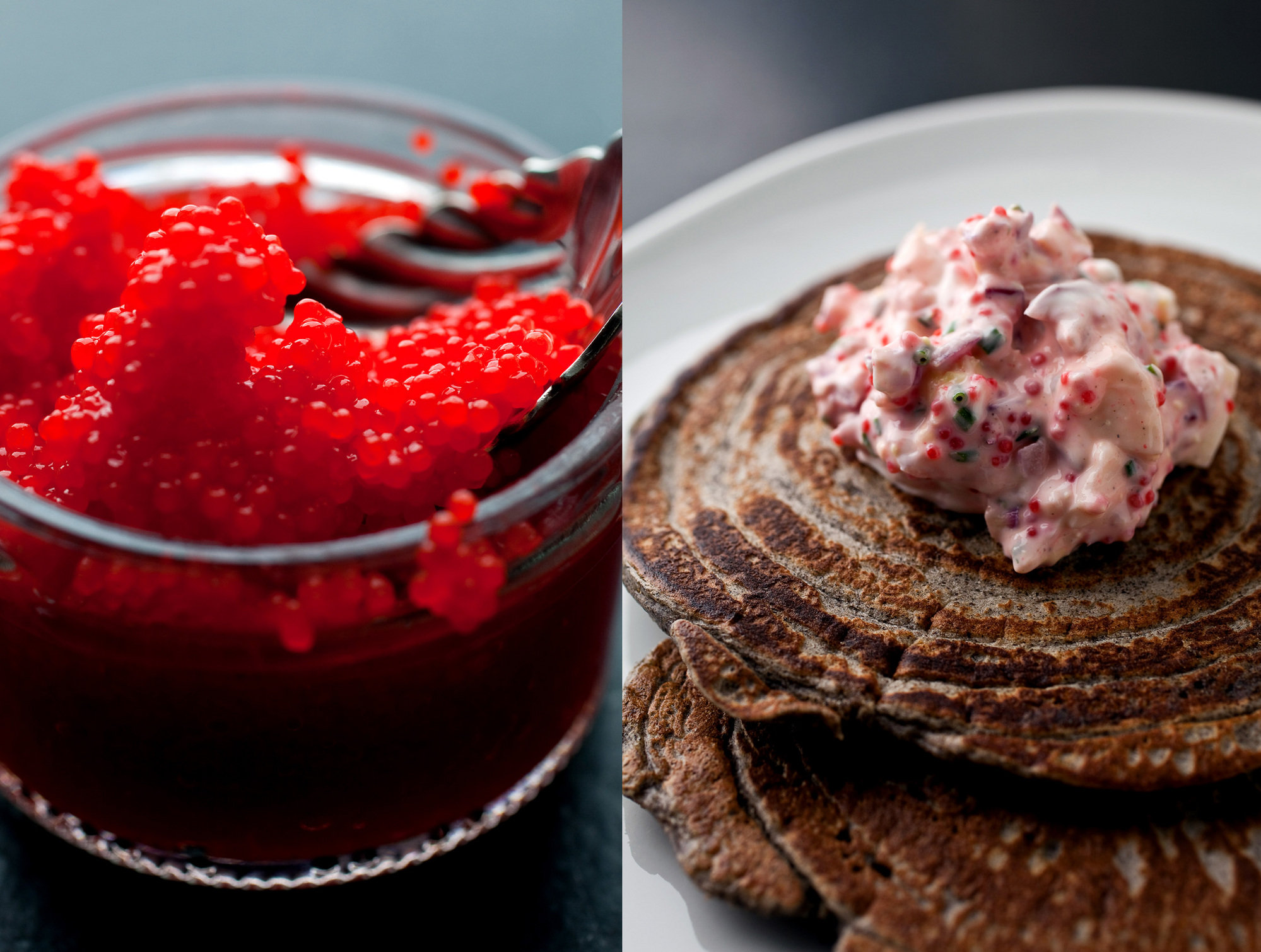 Blini With Caviar and Yogurt Topping - Dining and Cooking