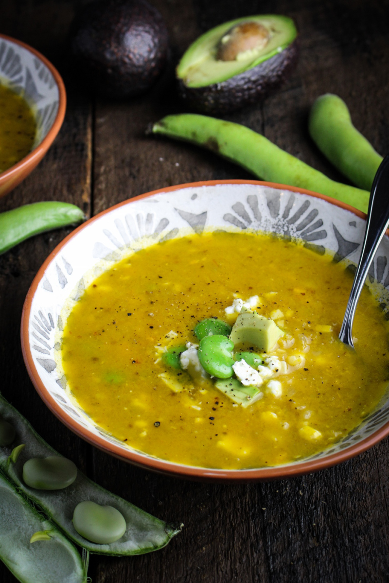 Ecuadorian Locro - Creamy Potato, Cheese and Fava Bean Soup - Dining ...