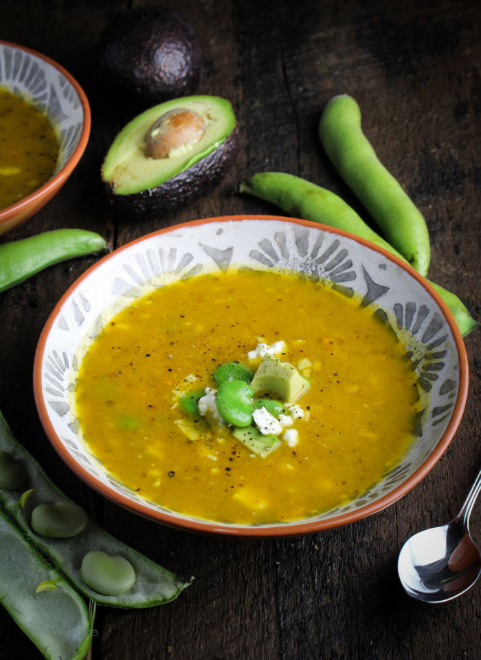 Ecuadorian Locro - Creamy Potato, Cheese and Fava Bean Soup - Dining ...