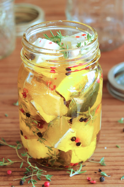 herb-marinated feta - Dining and Cooking