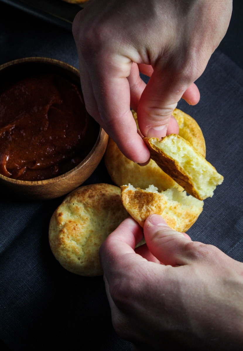 Pan de Yuca with Guava-Chile Butter - Dining and Cooking