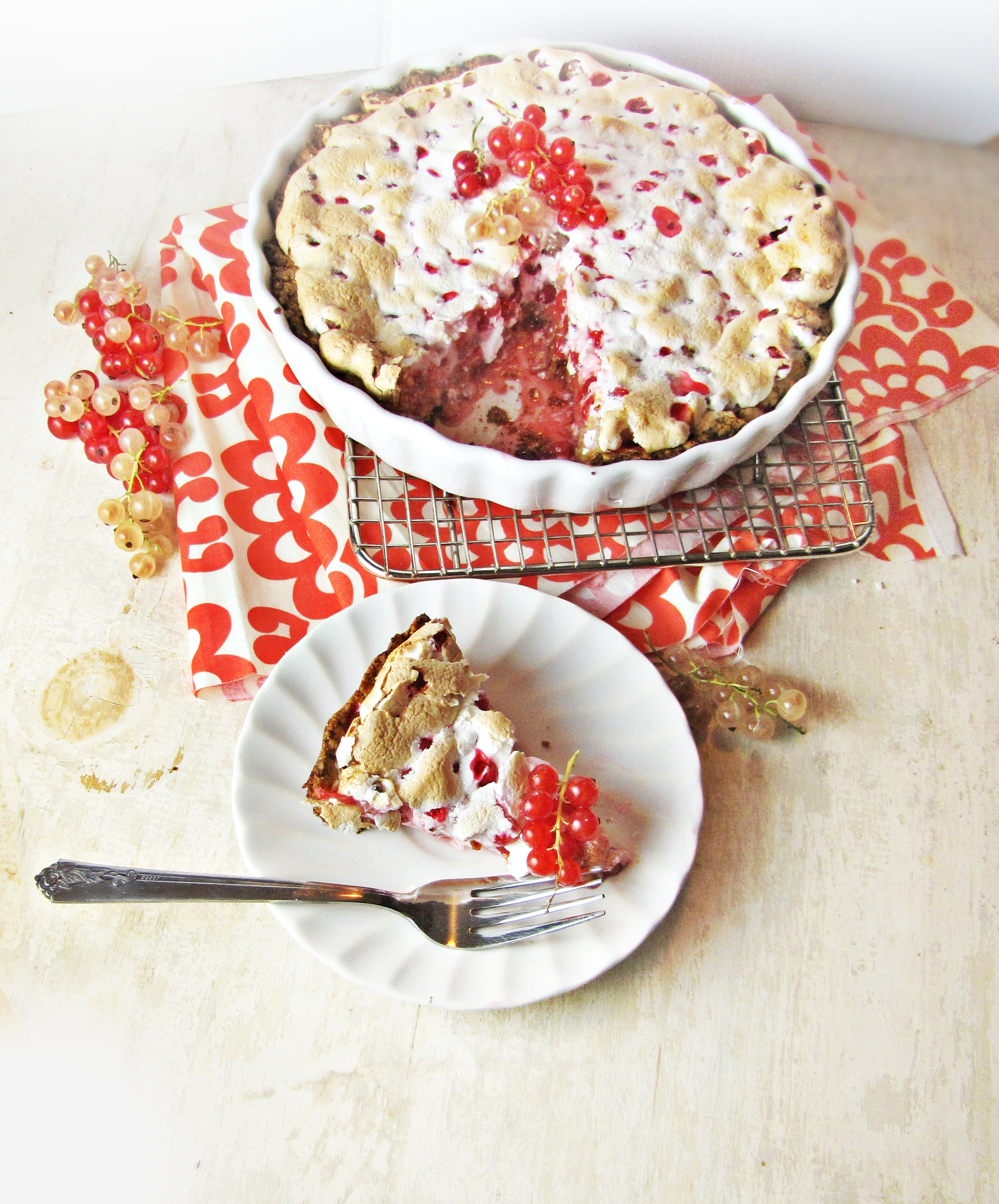 Red Currant Meringue Pie - Dining and Cooking