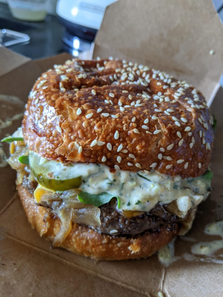 My favourite Italian spot's Angus Beef Burger - Dining and Cooking