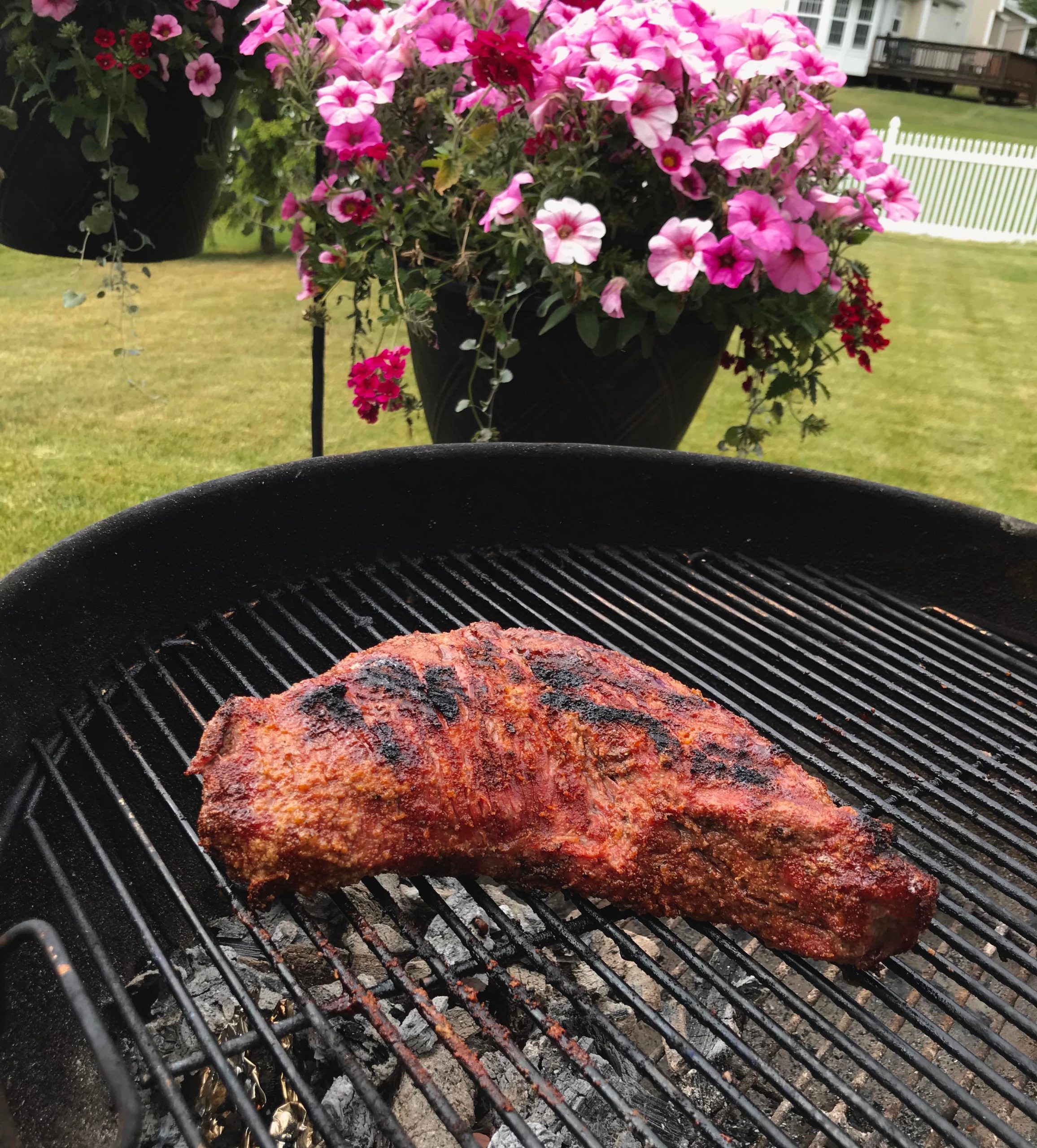 Reverse seared Santa Maria rubbed Tri Tip; cherry wood smoke - Dining ...