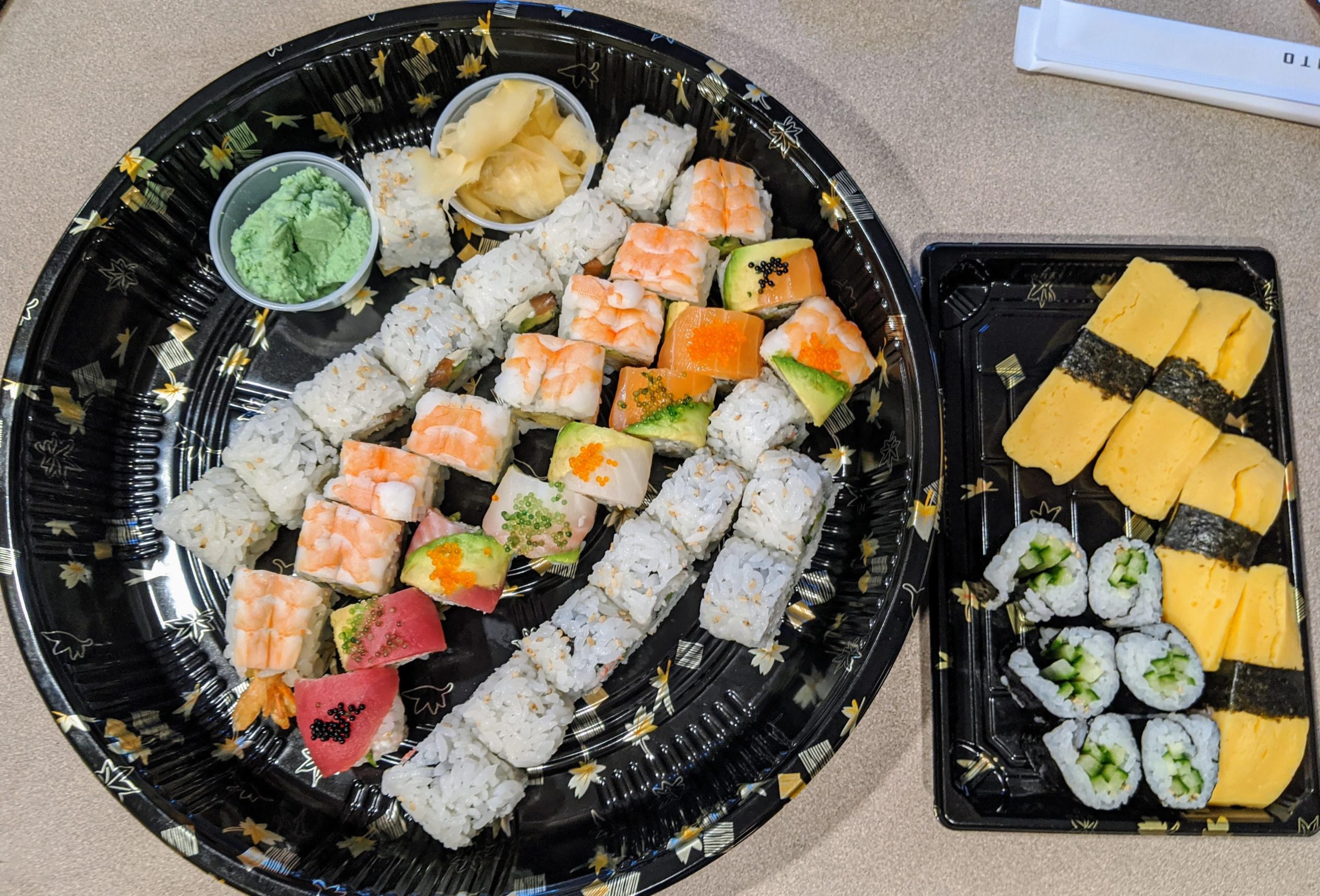 Had a bad day. Ordered some sushi to end the day on a good note ...