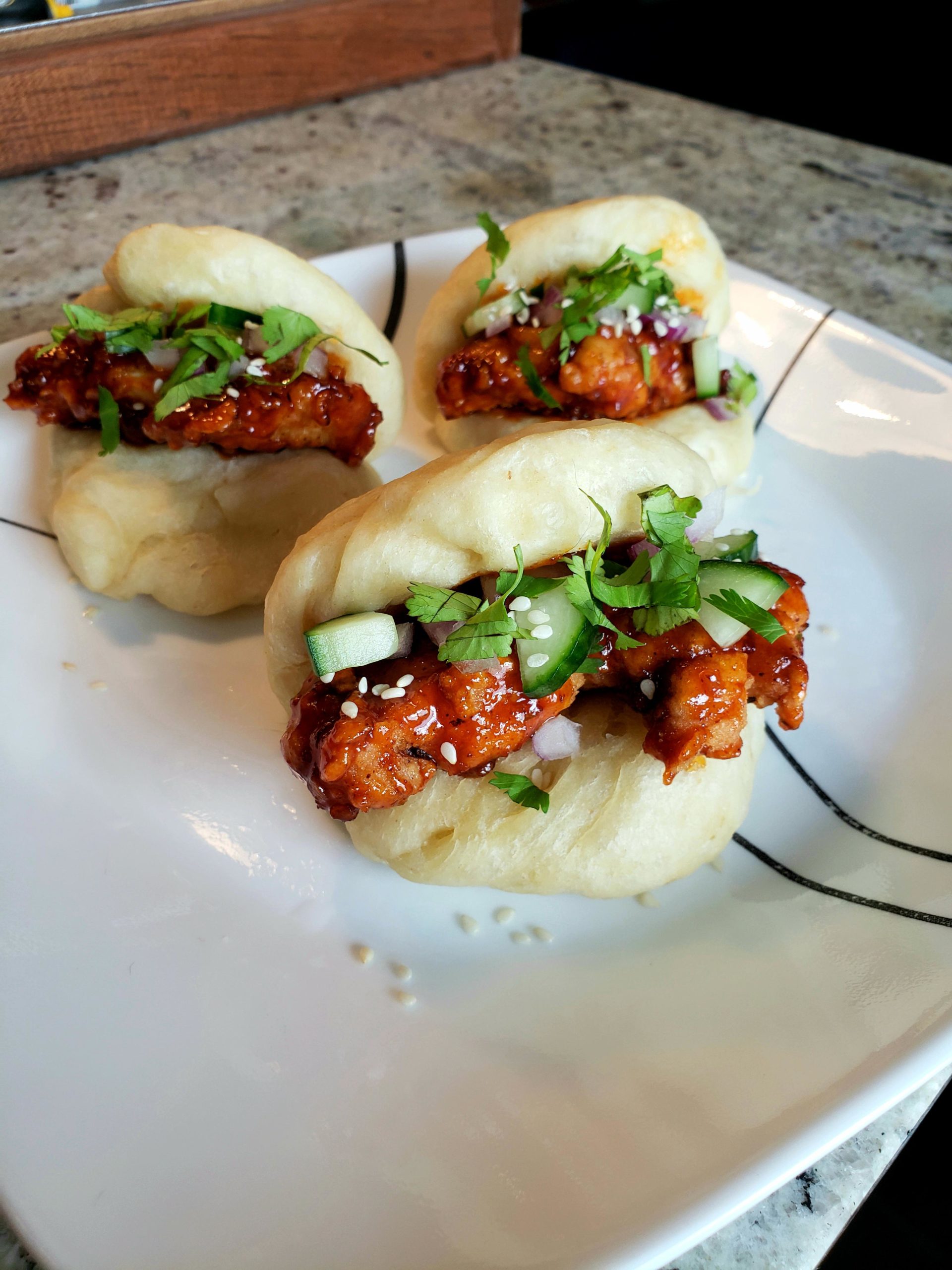 (I Made) Korean Fried Chicken Bao. My bao could use some work. - Dining ...