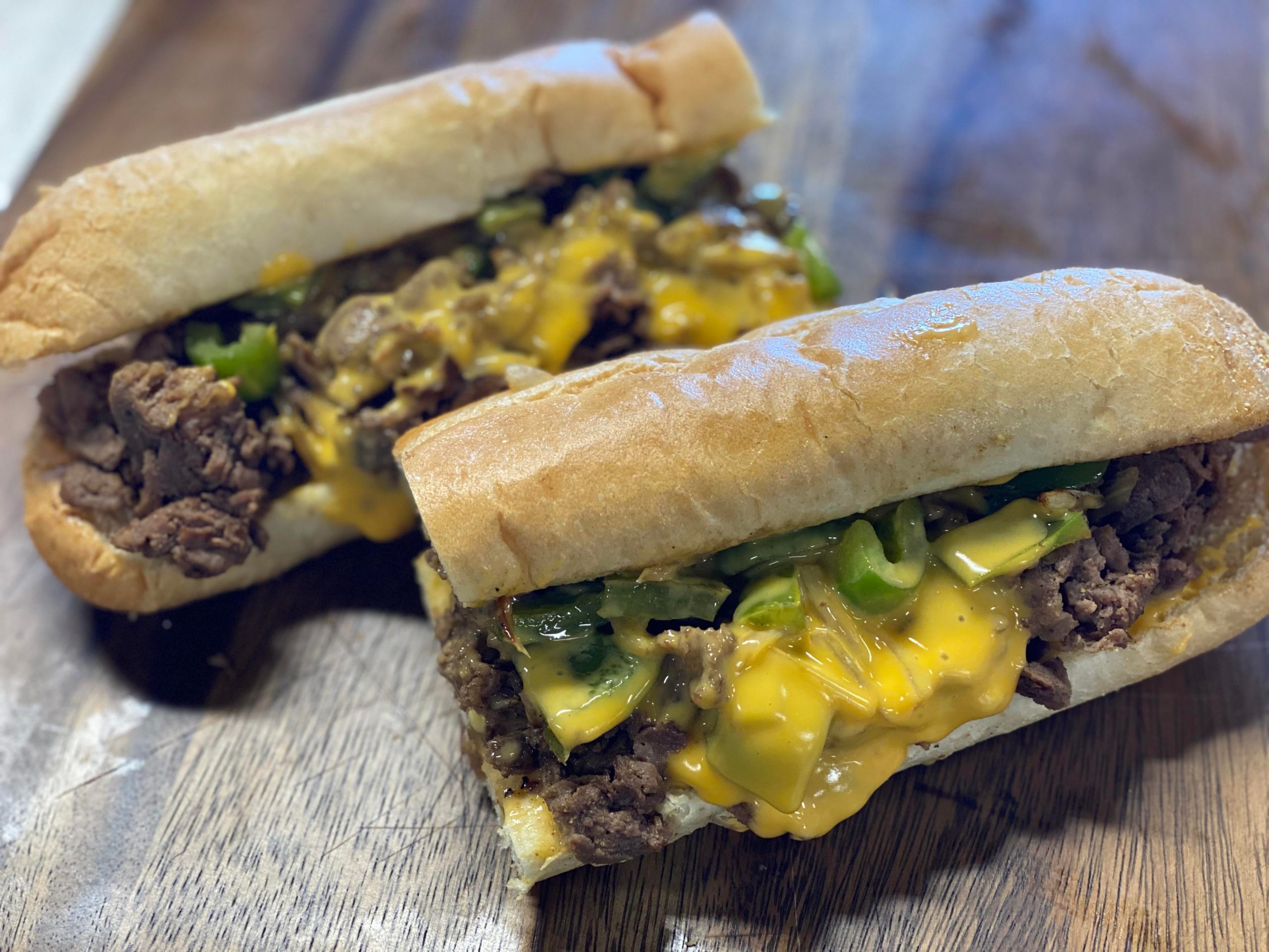 Authentic Philly Cheesesteak on fresh Amoroso roll 🤤 - Dining and Cooking