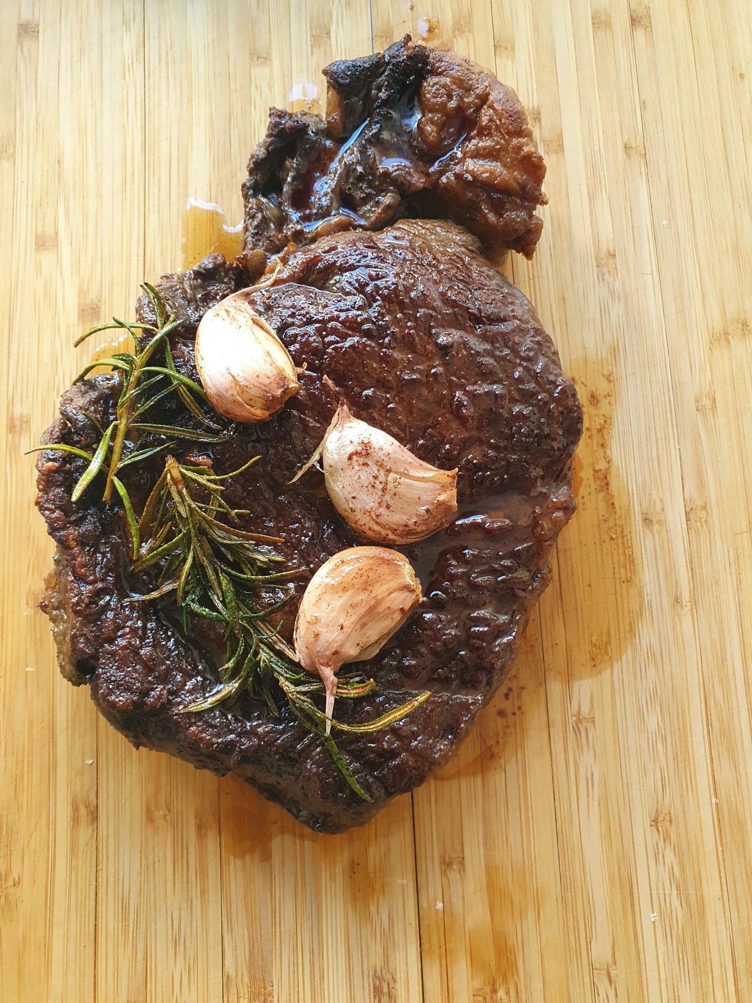 Cowboy Ribeye with Salmon Filet. Surf and Turf! - Dining and Cooking