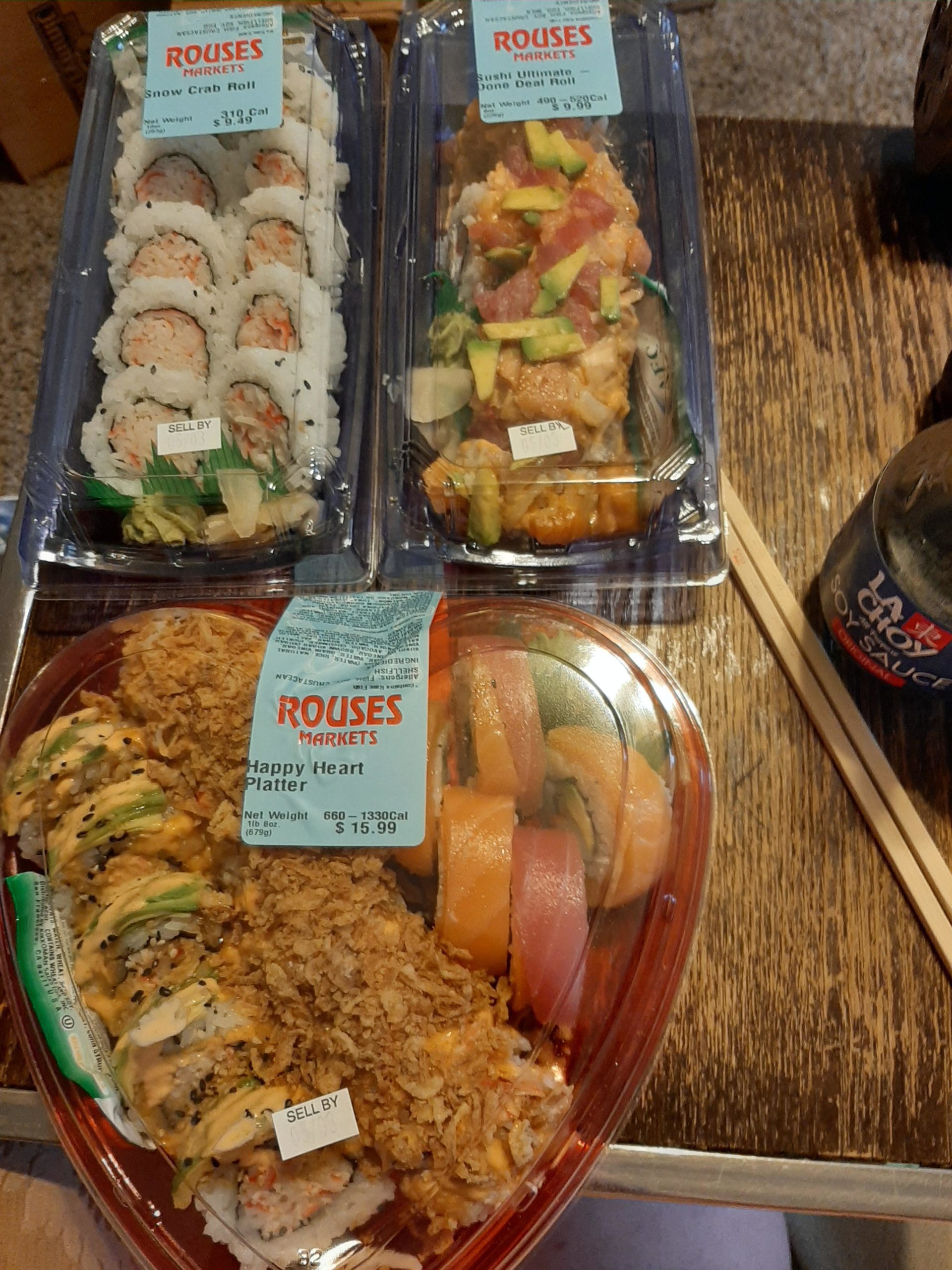 Delicious sushi from the supermarket! - Dining and Cooking
