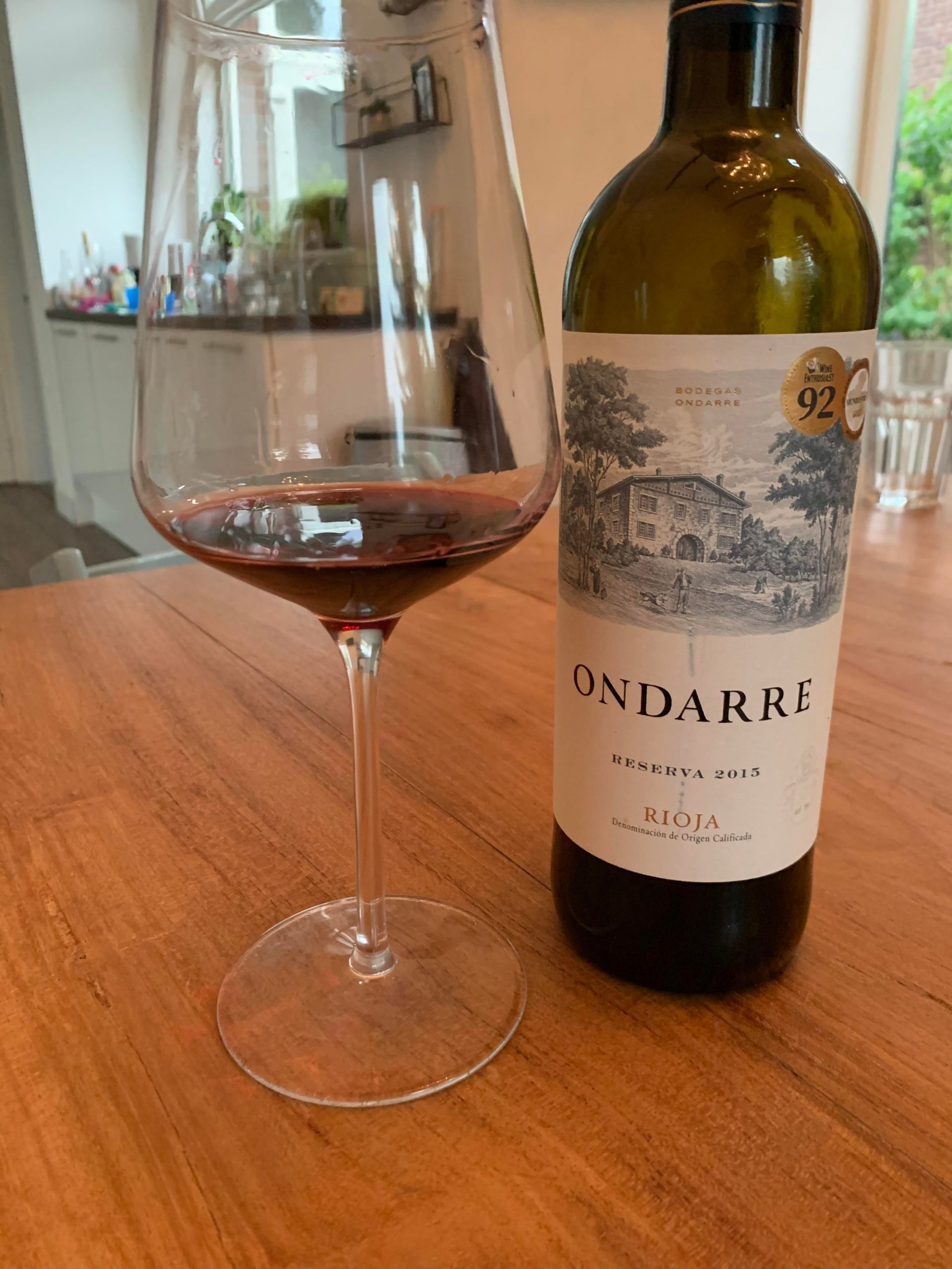 Ondarre Rioja reserva 2015 - Dining and Cooking