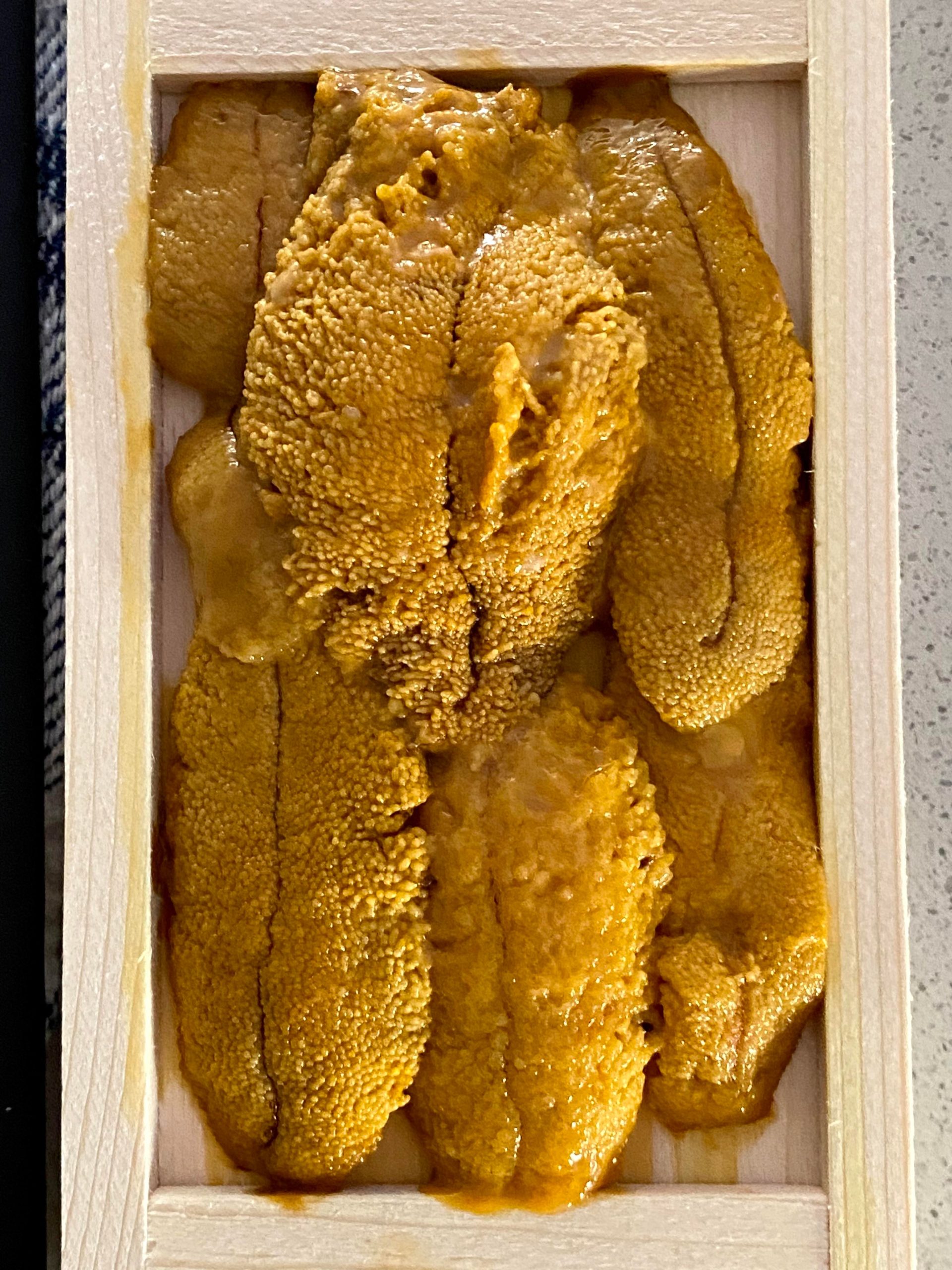 Not everyone’s favorite but that means more for me... uni, rice, and ...