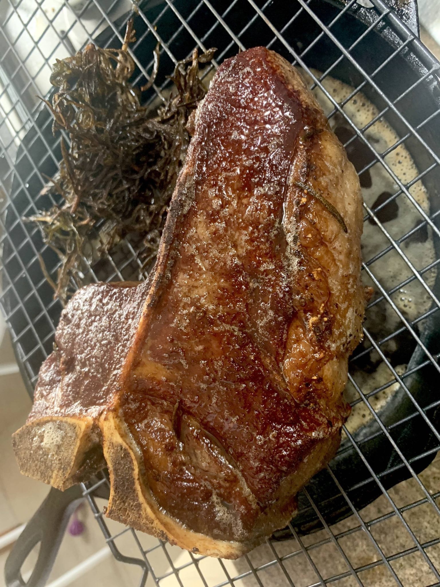 Cowboy Ribeye from Jeff Ruby’s Carlo & Johnny - Dining and Cooking