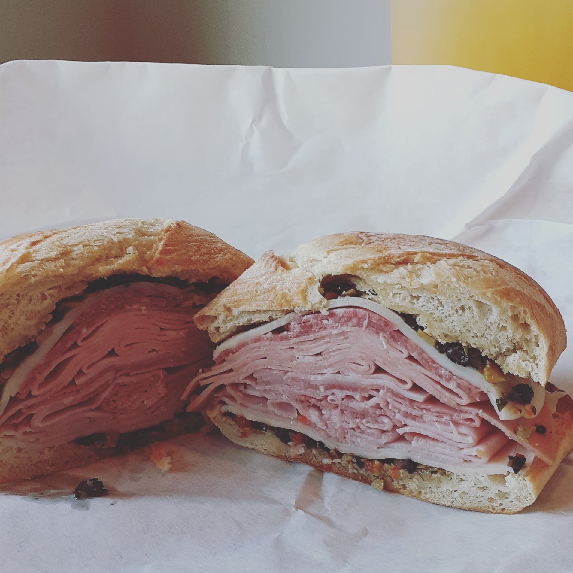 Muffuletta from Mozzo Deli in Charleston, SC. - Dining and Cooking