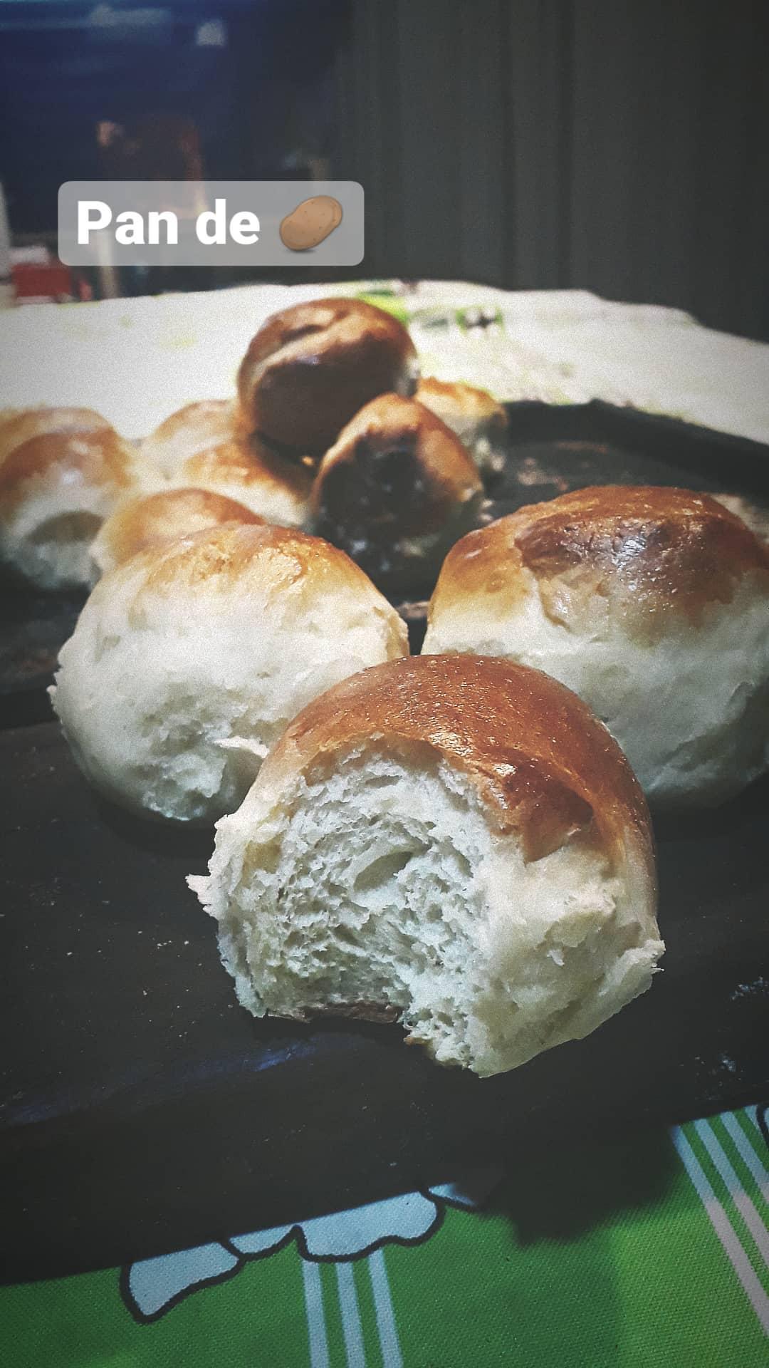 My first "pan de papá" (bread with potatoes) - Dining and Cooking