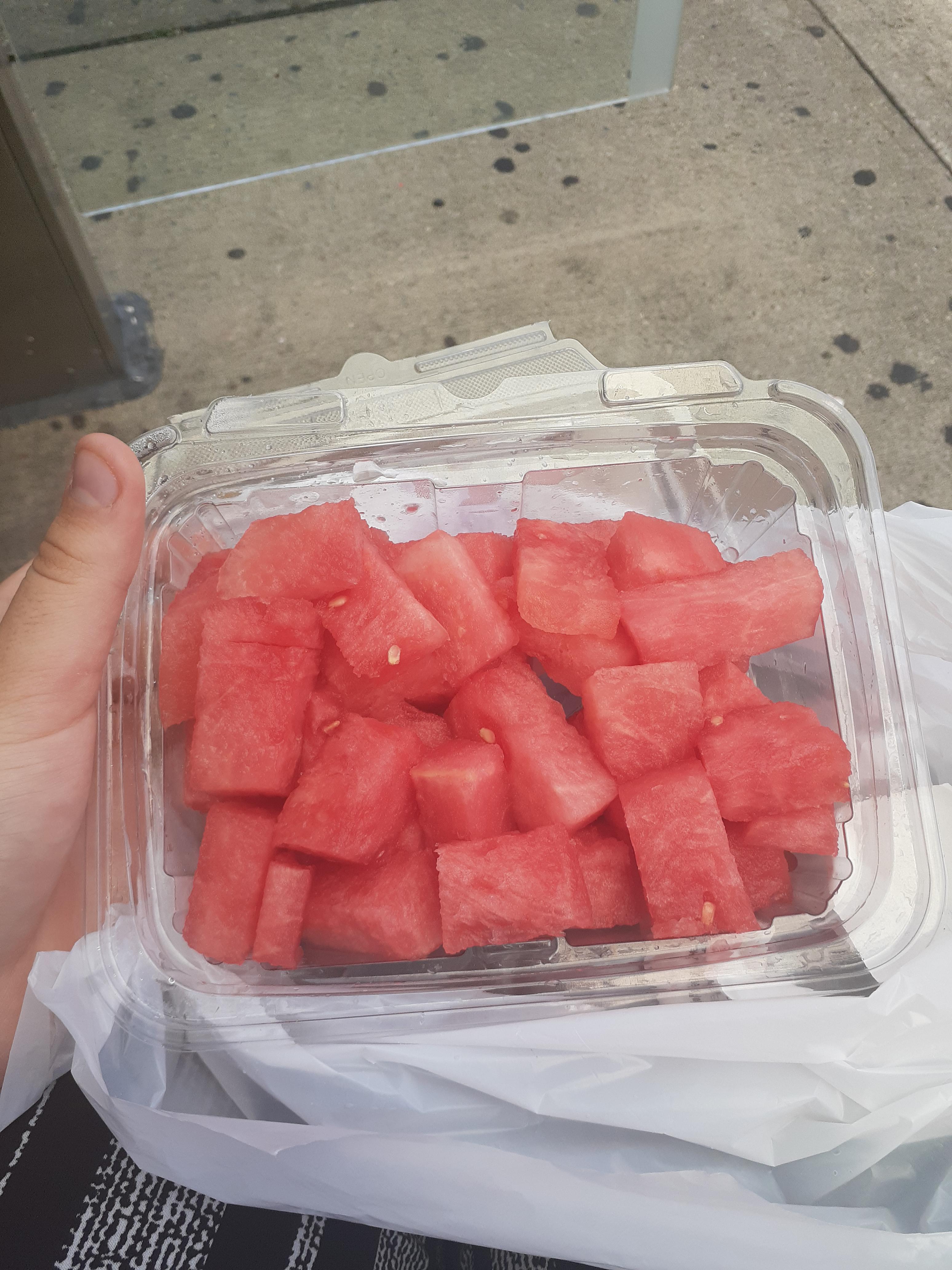 157 calories of watermelon for breakfast