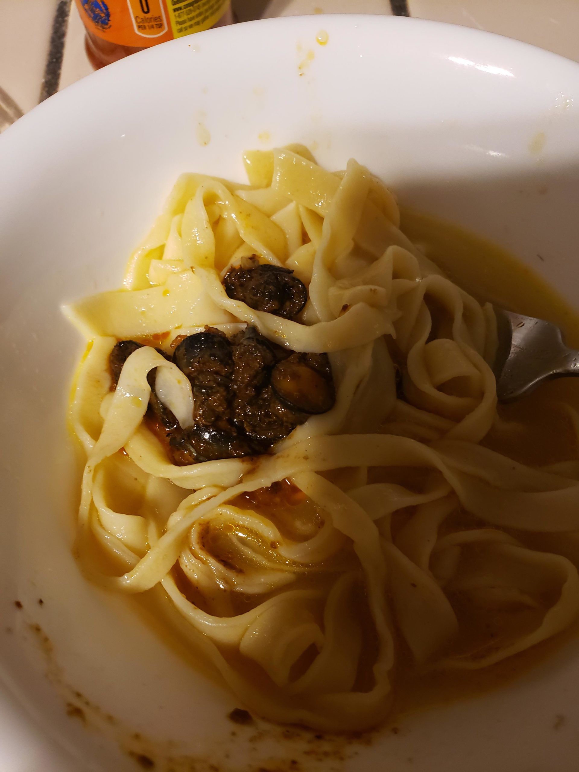 Not the prettiest dish, but we foraged black and yellow foot 'opihi ...