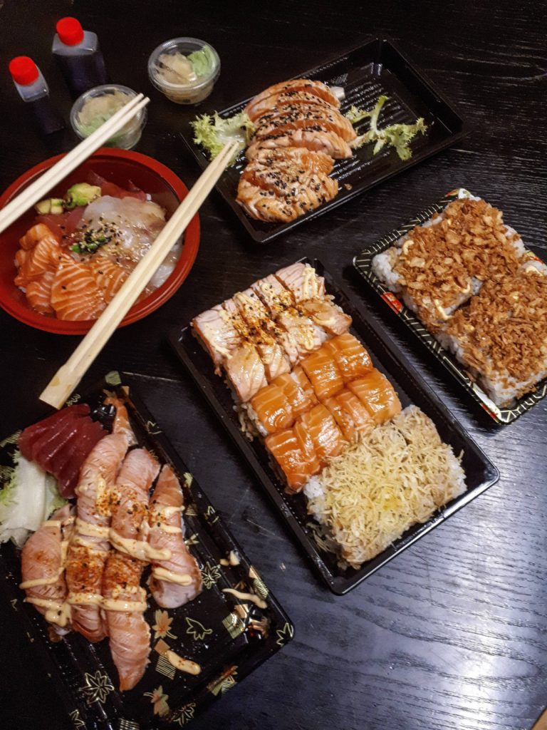 ISH GOJIRA!! The all time classic godzilla roll. A deep fried hamachi ...