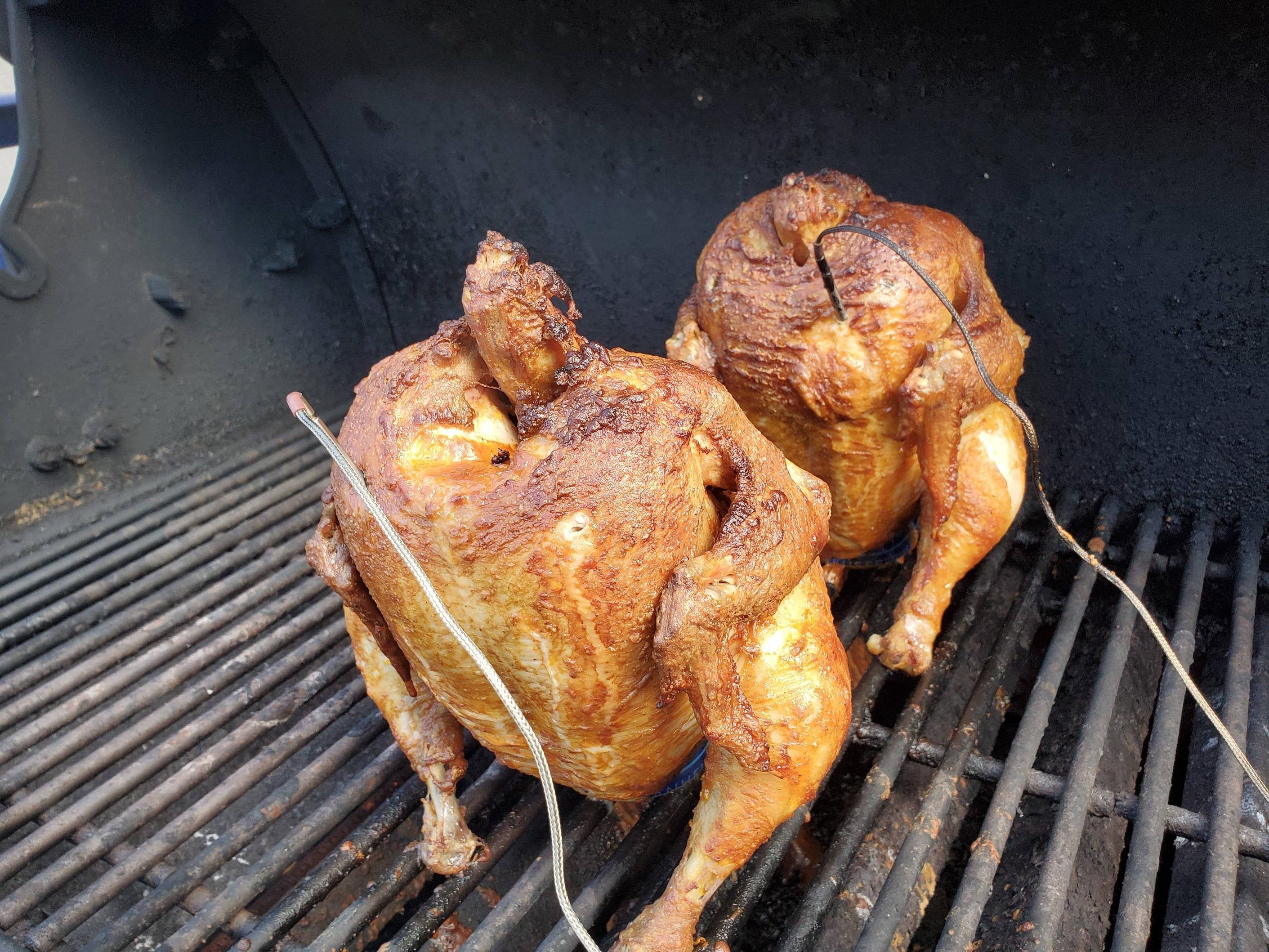 Two standing chickens - Dining and Cooking