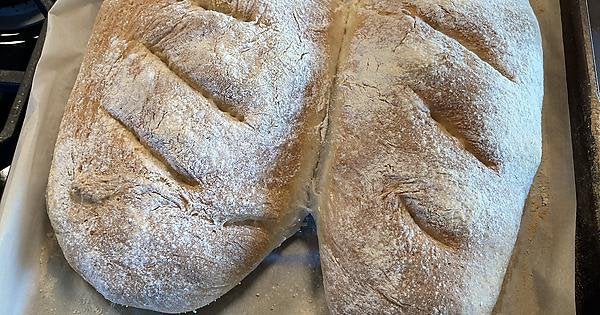 First time baking bread! Ugly, uneven, over-floured, but incredibly ...