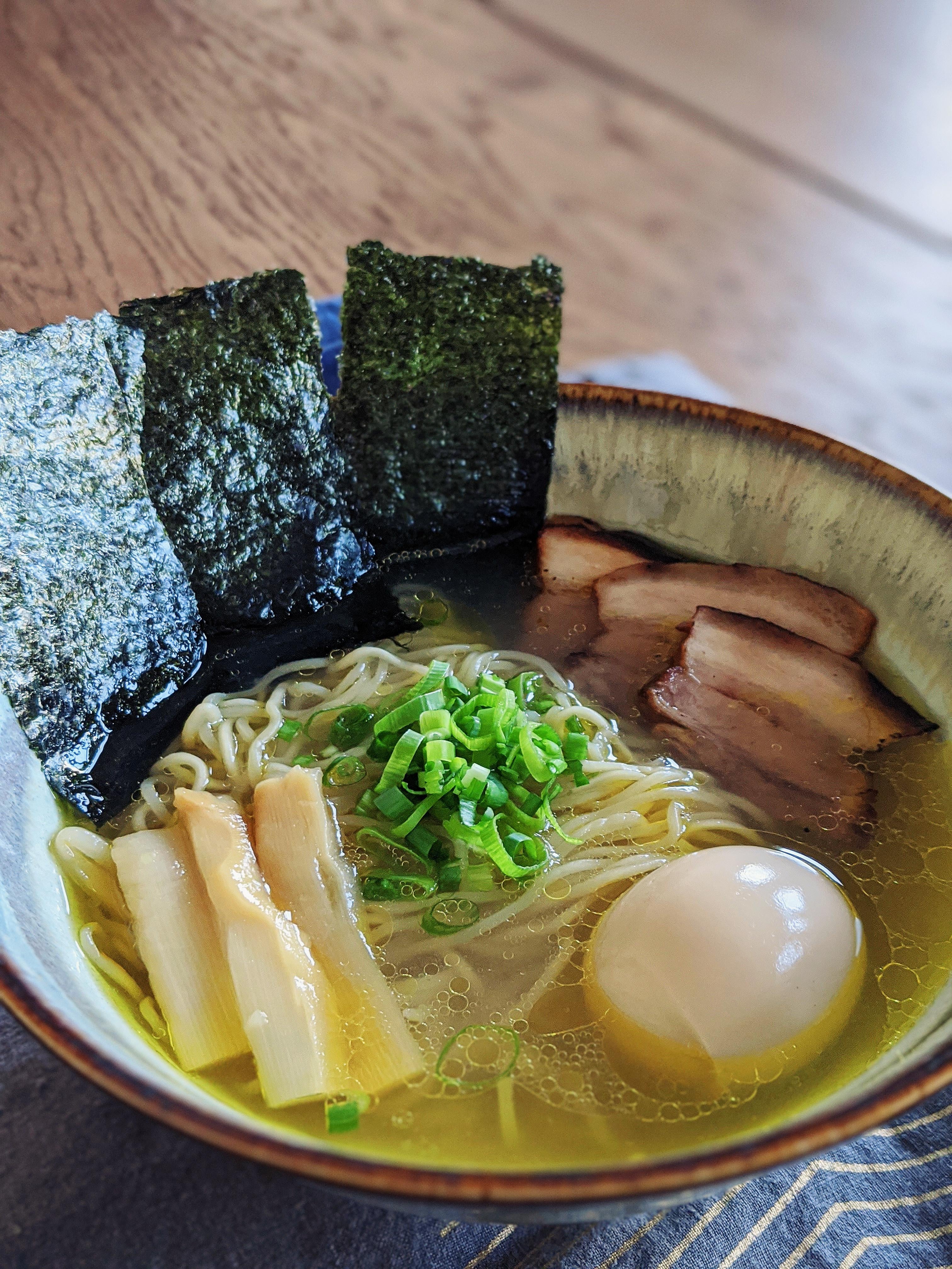 Finally decided to make another shio ramen. Went with Ramenlord's ...