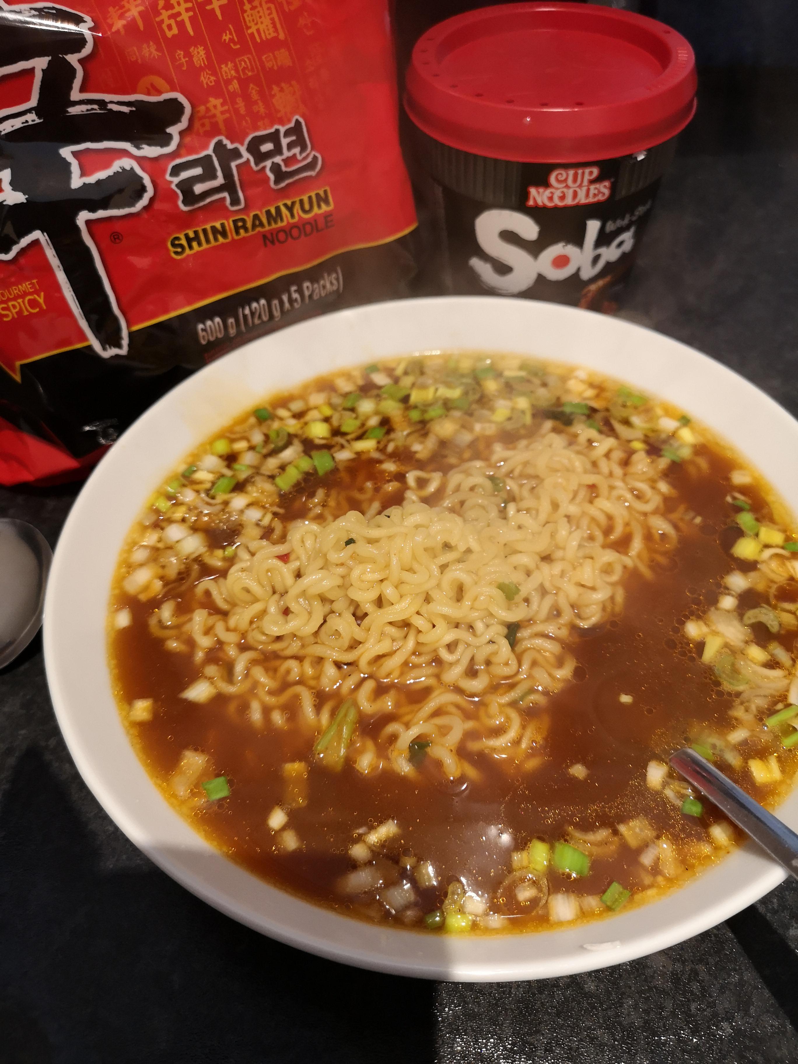 Managed to re-stock a bit! Shin ramyun, sesame oil, soy sauce and ...
