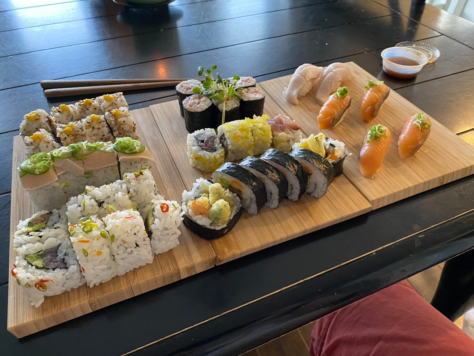 Dubbed the Lotus Roll, with a spicy TNT sauce a coworker just invented ...