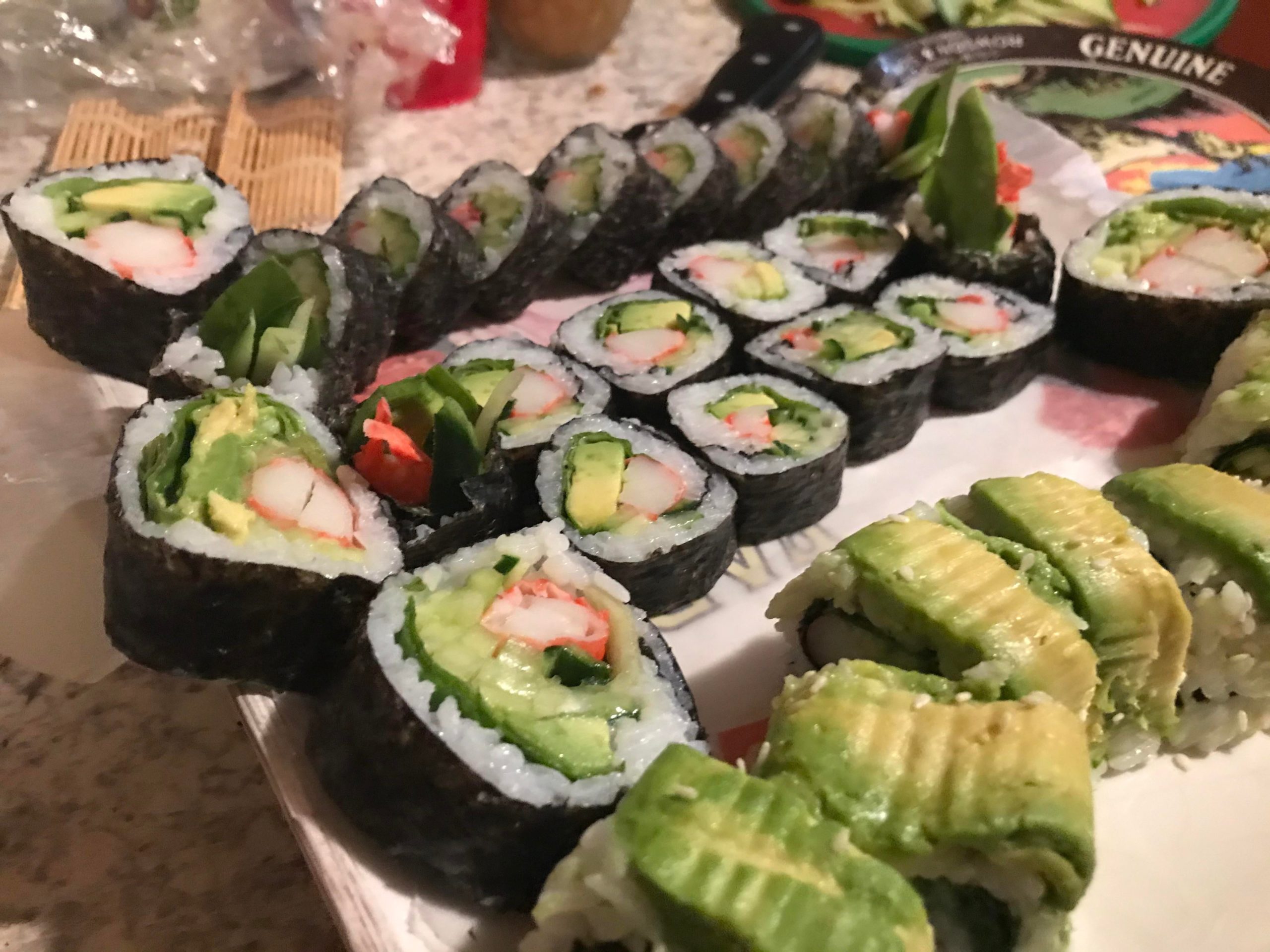 Japanese Sushi from a Gourmet Supermarket in Tokyo - Dining and Cooking