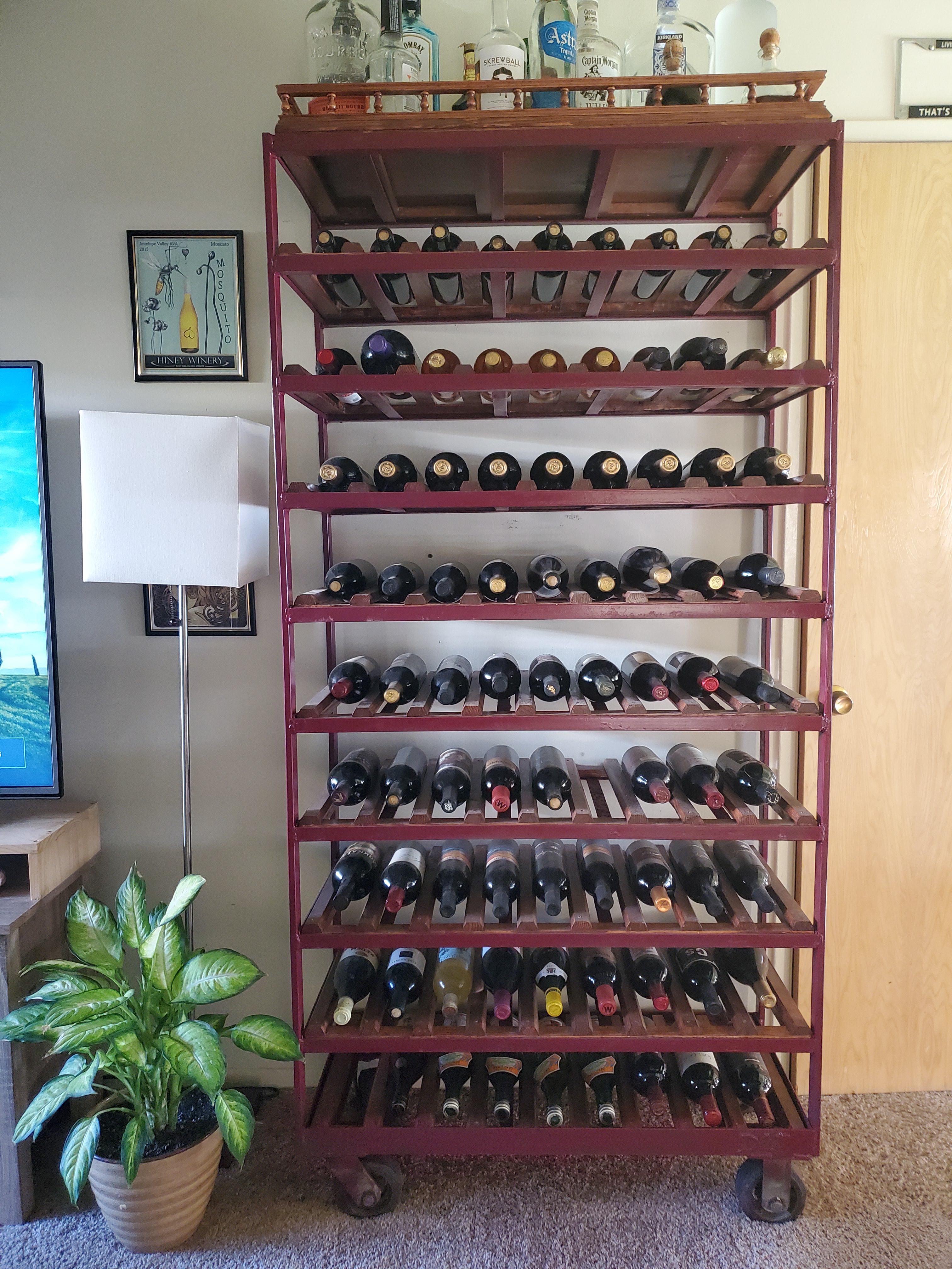 Made from an old bread rack at a bakery. - Dining and Cooking