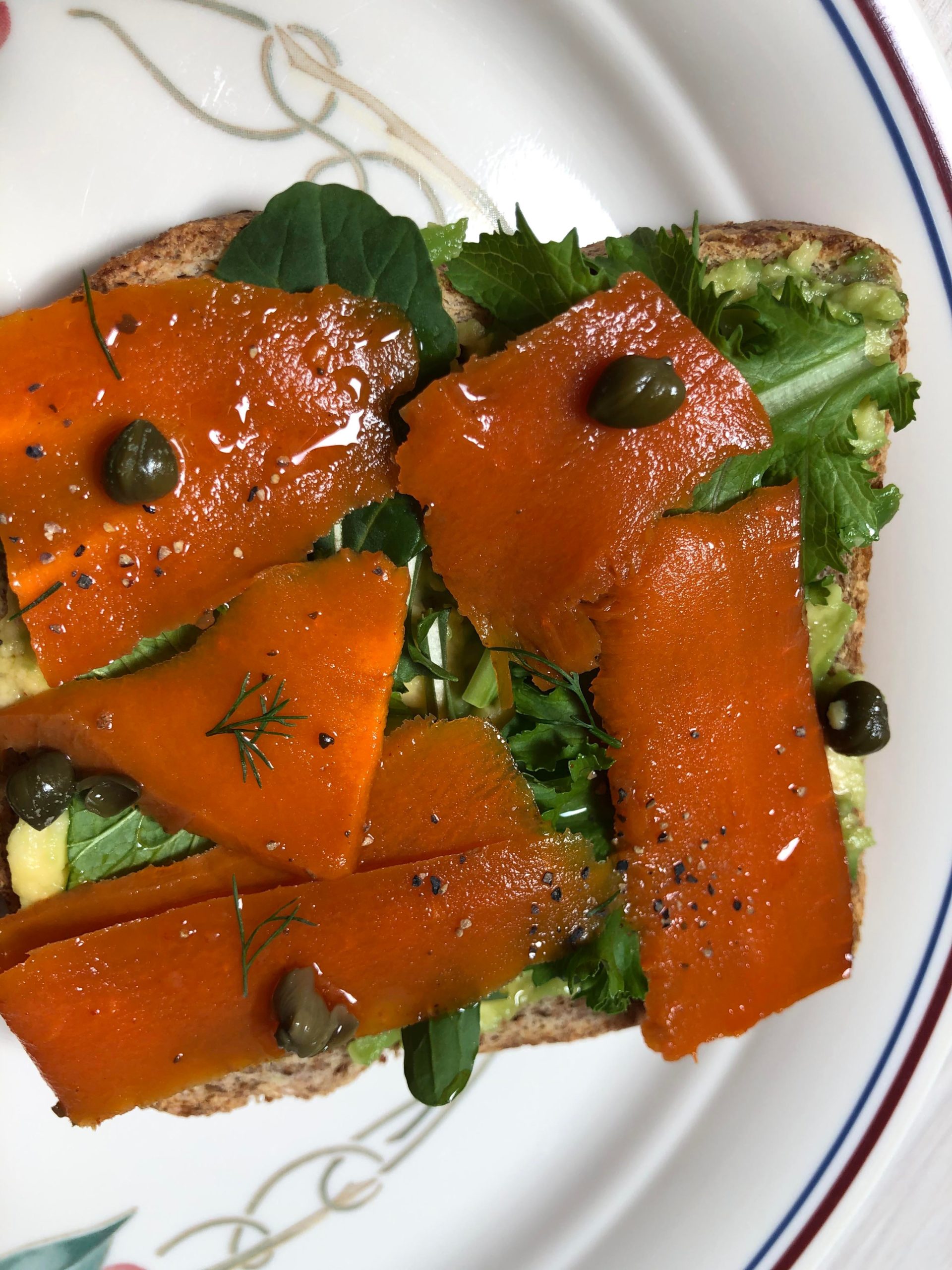 Avocado Toast with Vegan Lox - Dining and Cooking