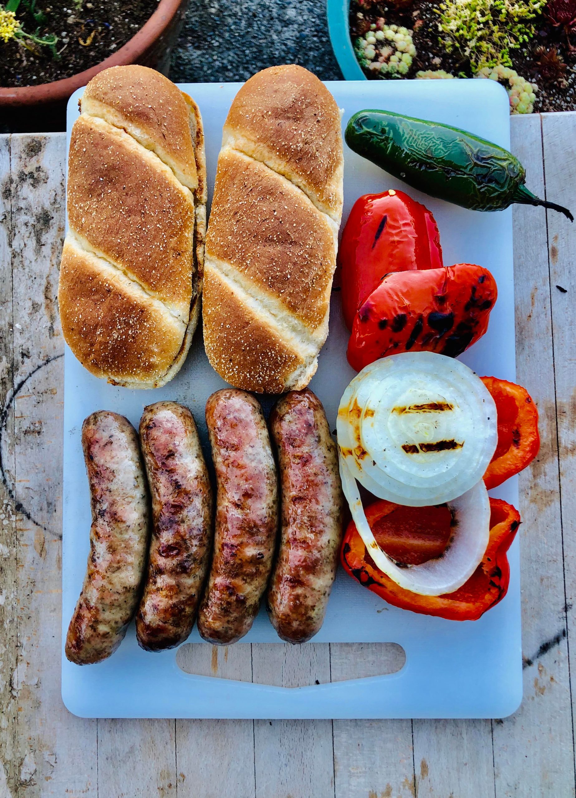 The brat board I made last night. - Dining and Cooking