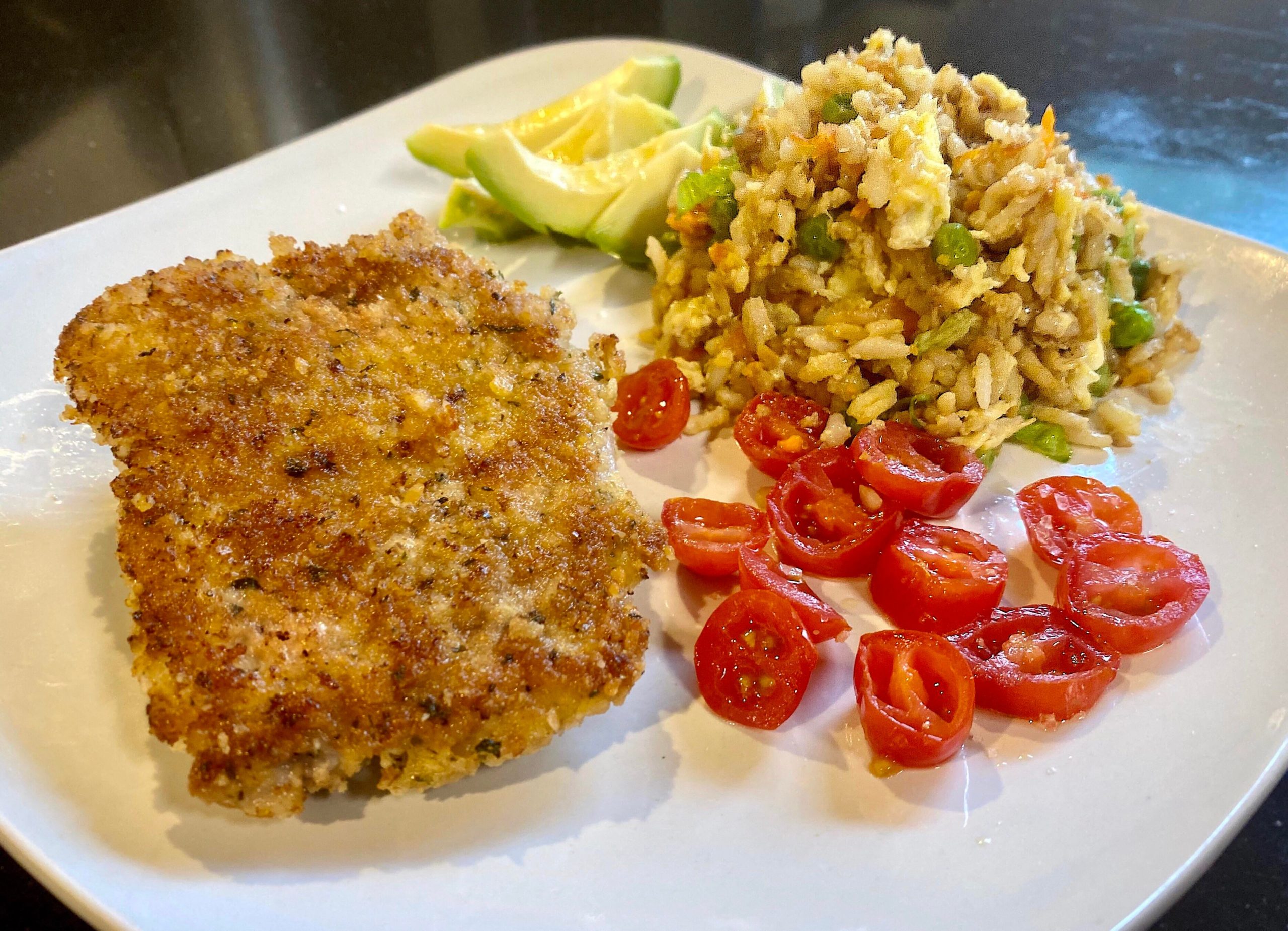 Homemade Pork chop and Japanese style fried rice - Dining and Cooking
