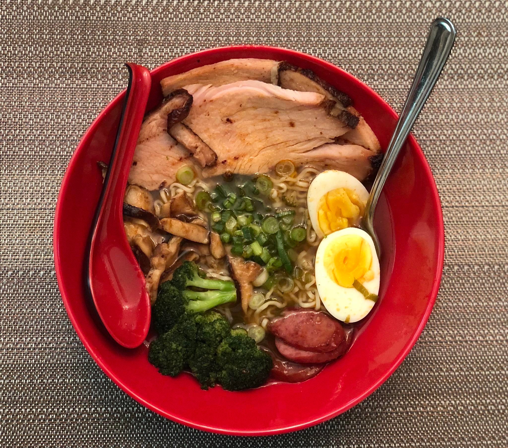 Roasted Turkey Ramen w Maruchan noodles - Dining and Cooking