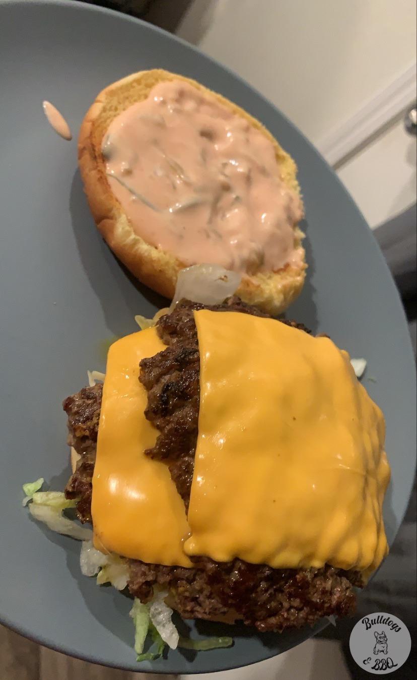 Double Smash w/ Homemade In-N-Out Spread - Dining and Cooking