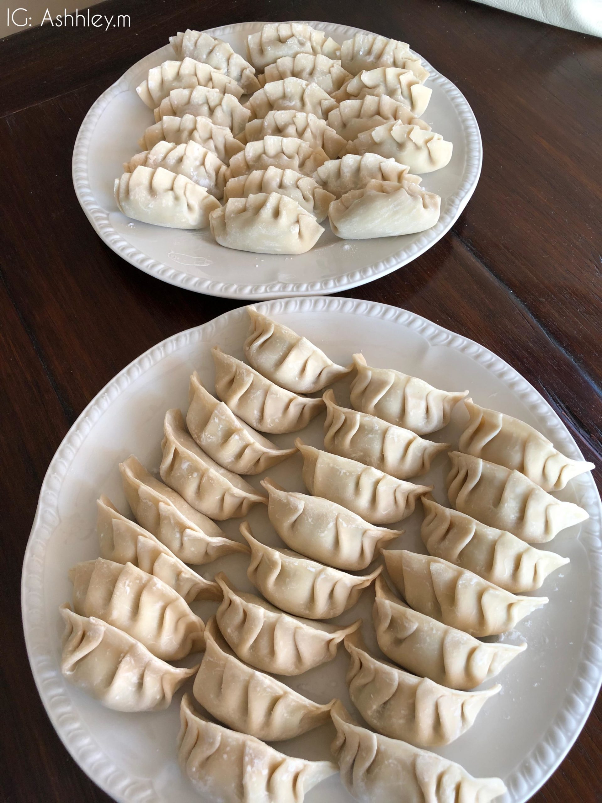 Gyoza in the makings - Dining and Cooking