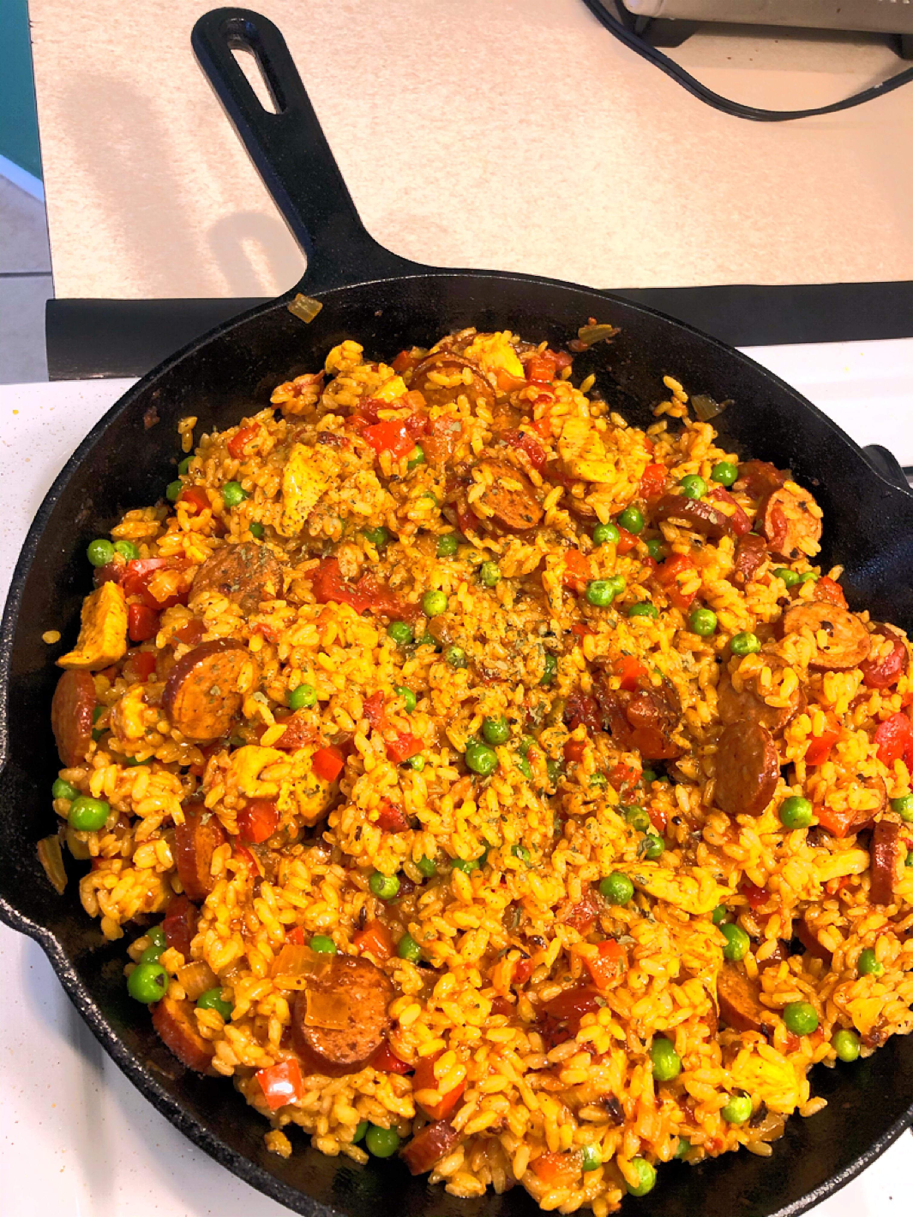 My chicken and chorizo paella - Dining and Cooking