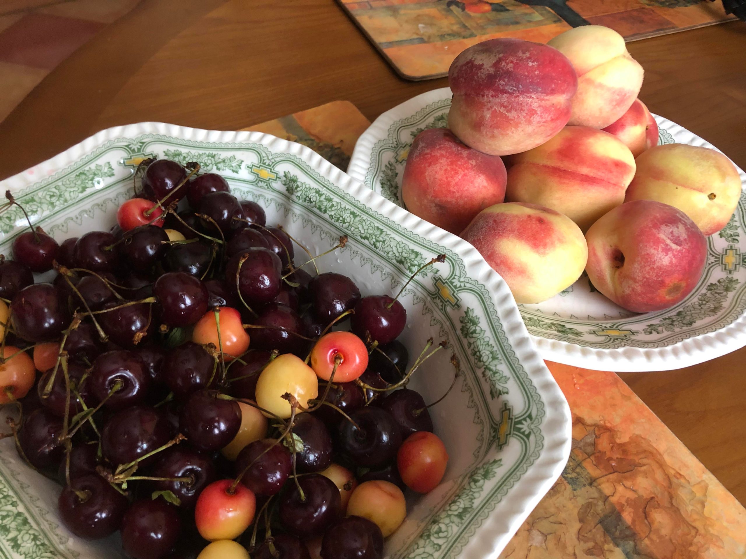 Just fresh from the market in Russia 🙂 sour cherries and super sweet ...