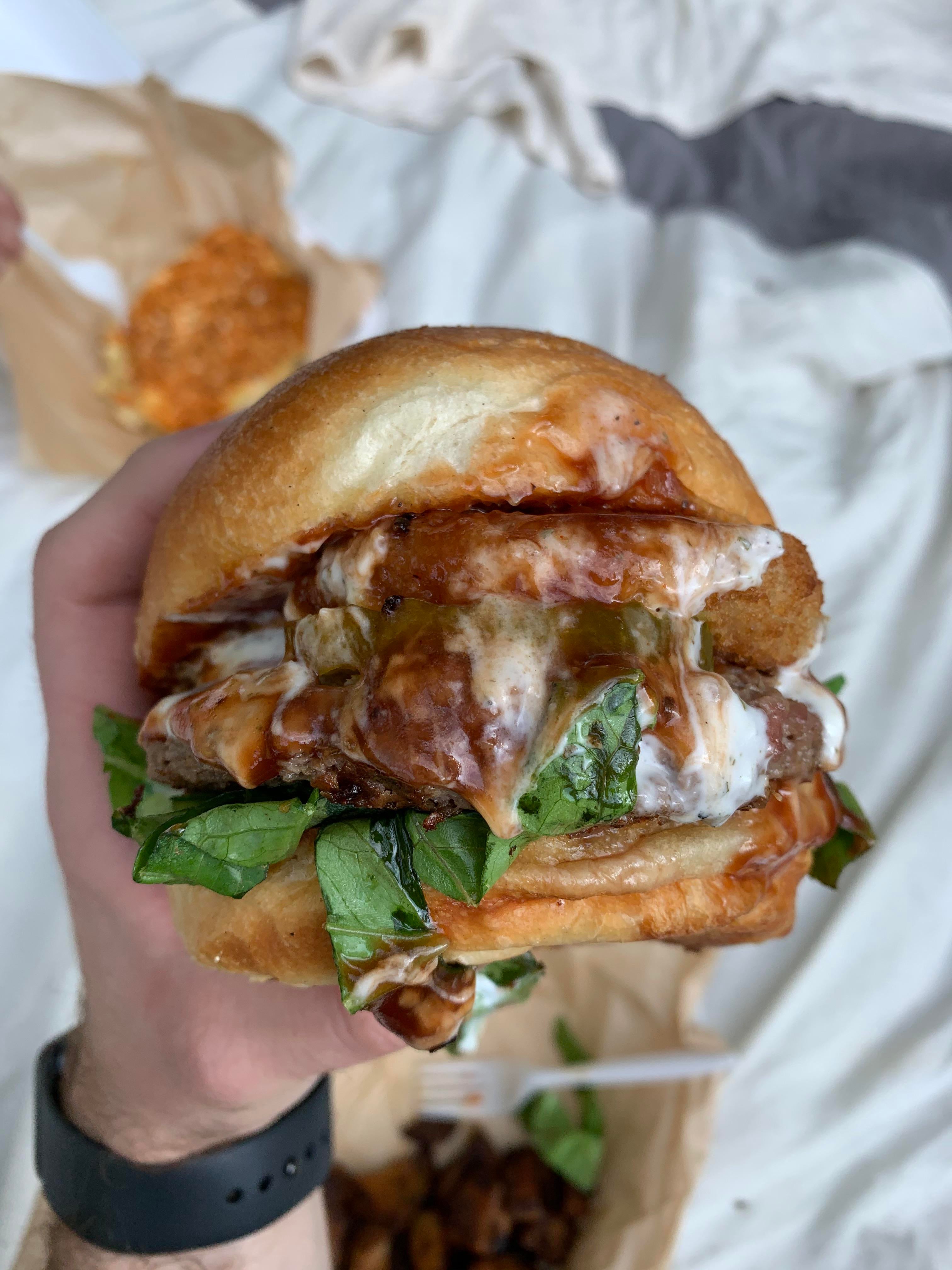 I don’t love anything the way I love a messy burger. // VegOut in ...
