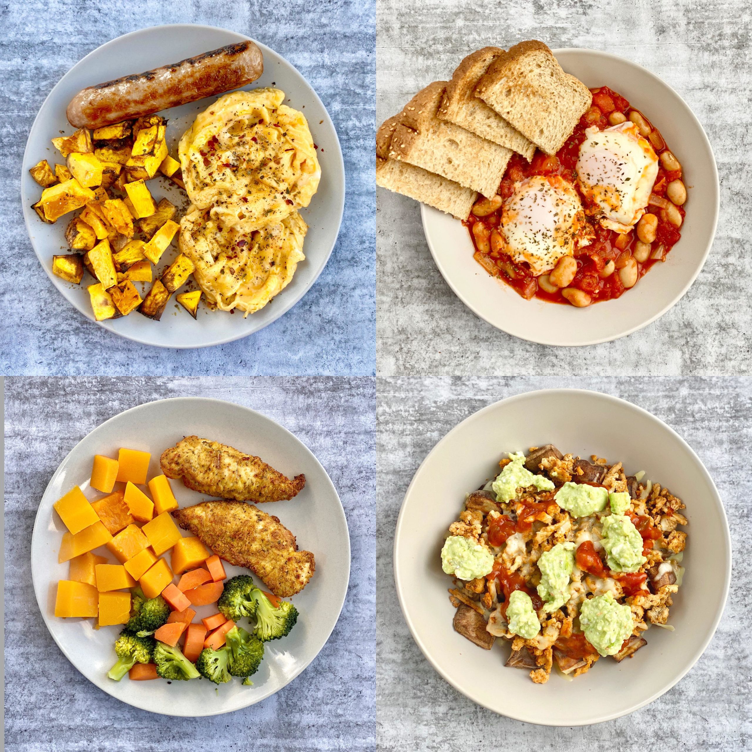 Here’s some meal inspo! Calorie and macro breakdown in the comments ...