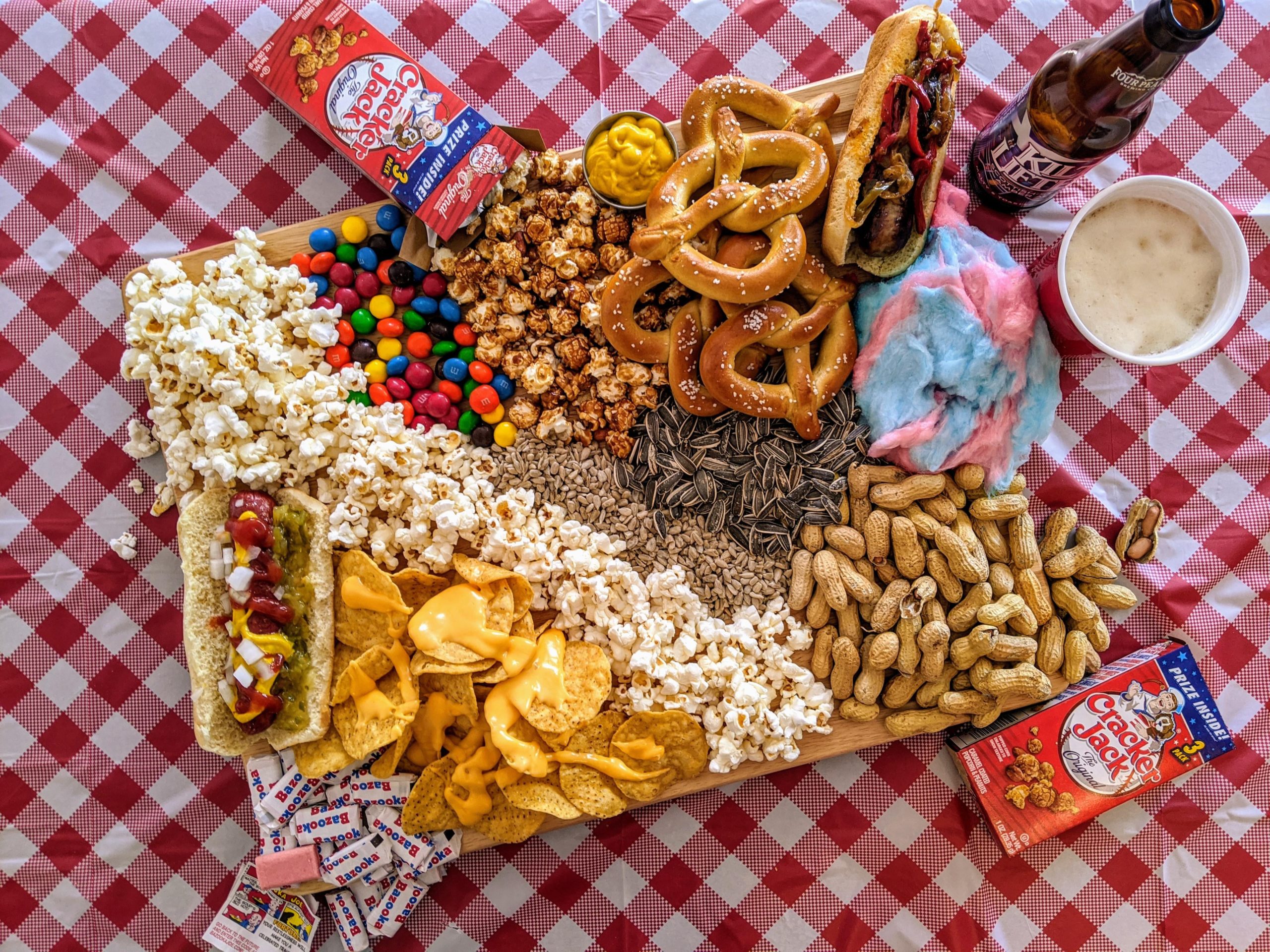 [Homemade] Baseball-themed Snack Board - Dining and Cooking