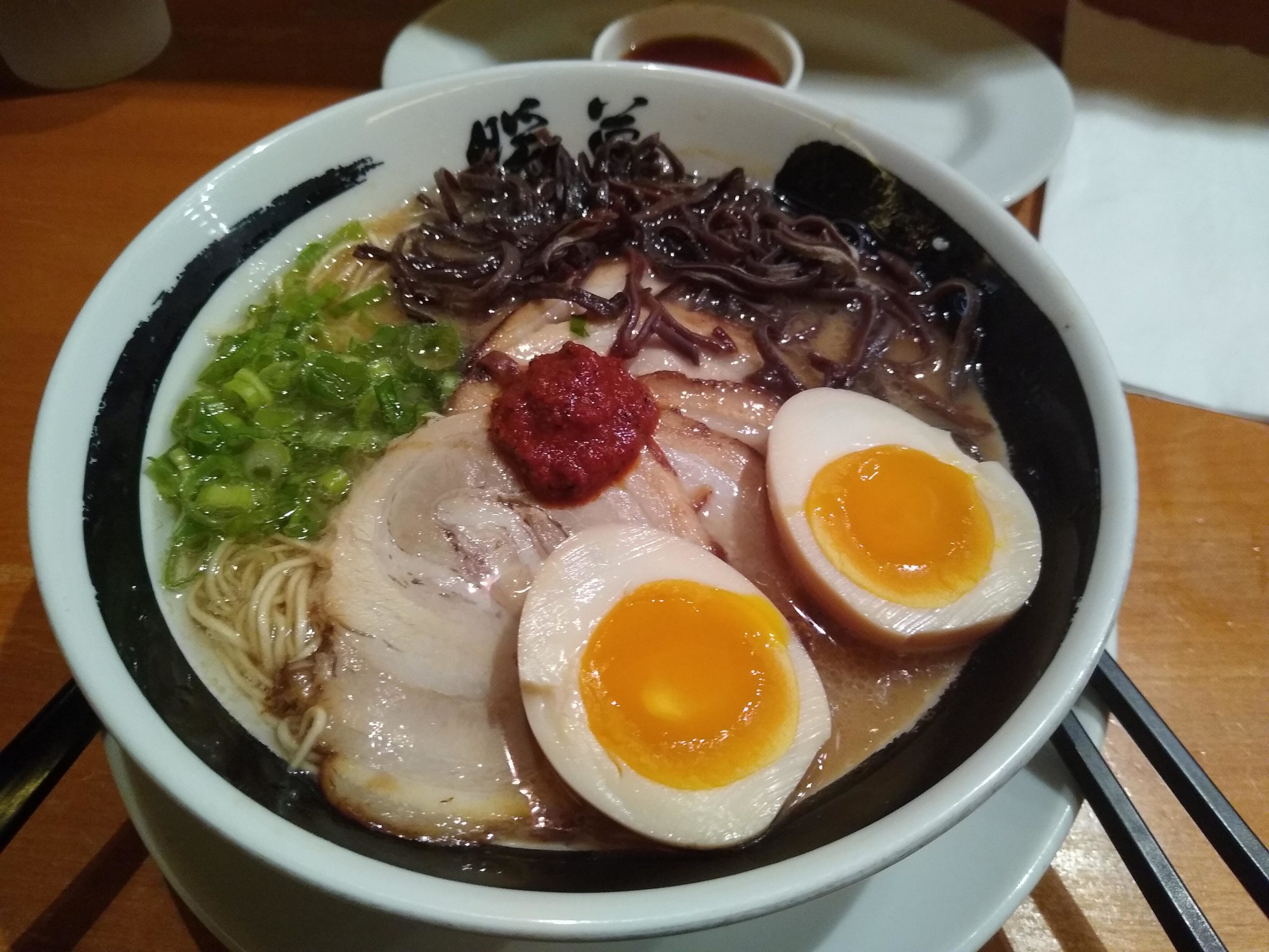 Tonkotsu Ramen from Danbo (Vancouver, BC). Solid bowl! - Dining and Cooking