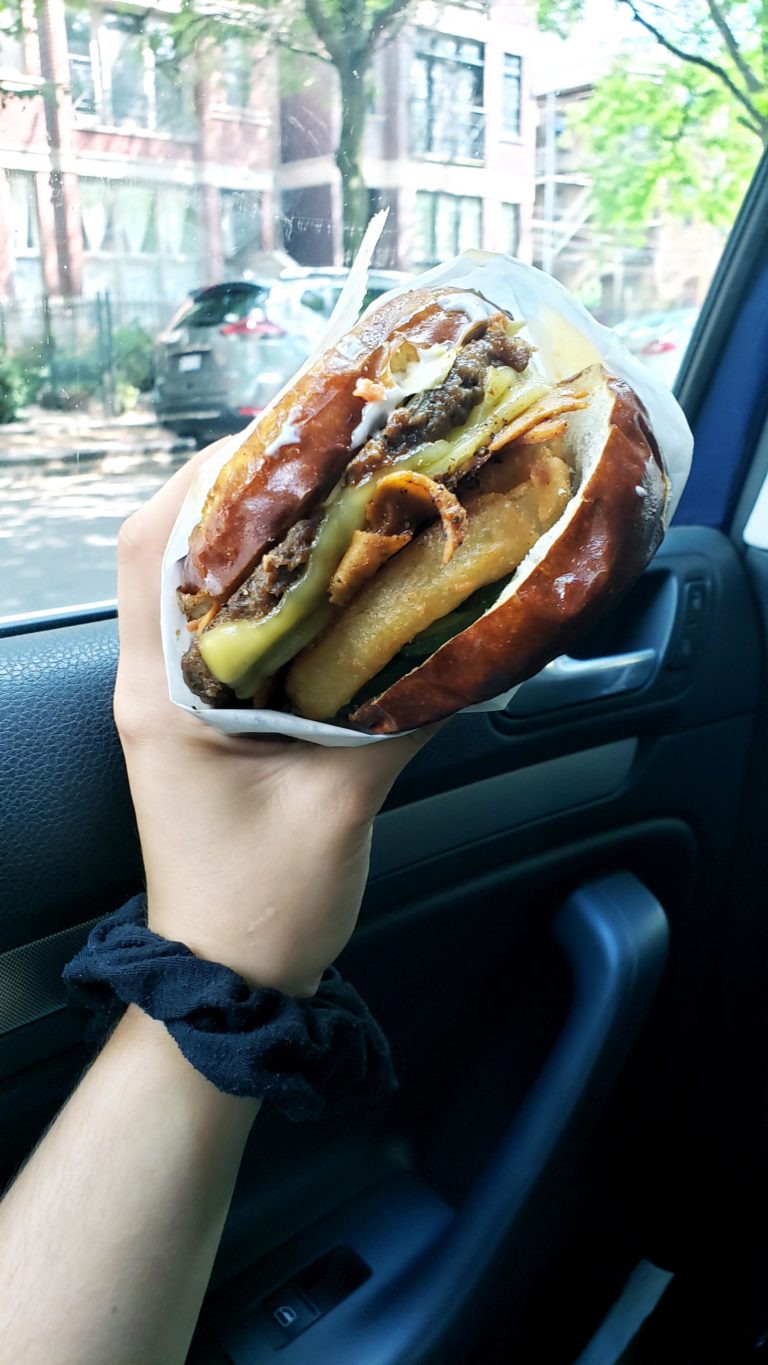 Native Foods Cafe's BBQ brisket burger - Dining and Cooking