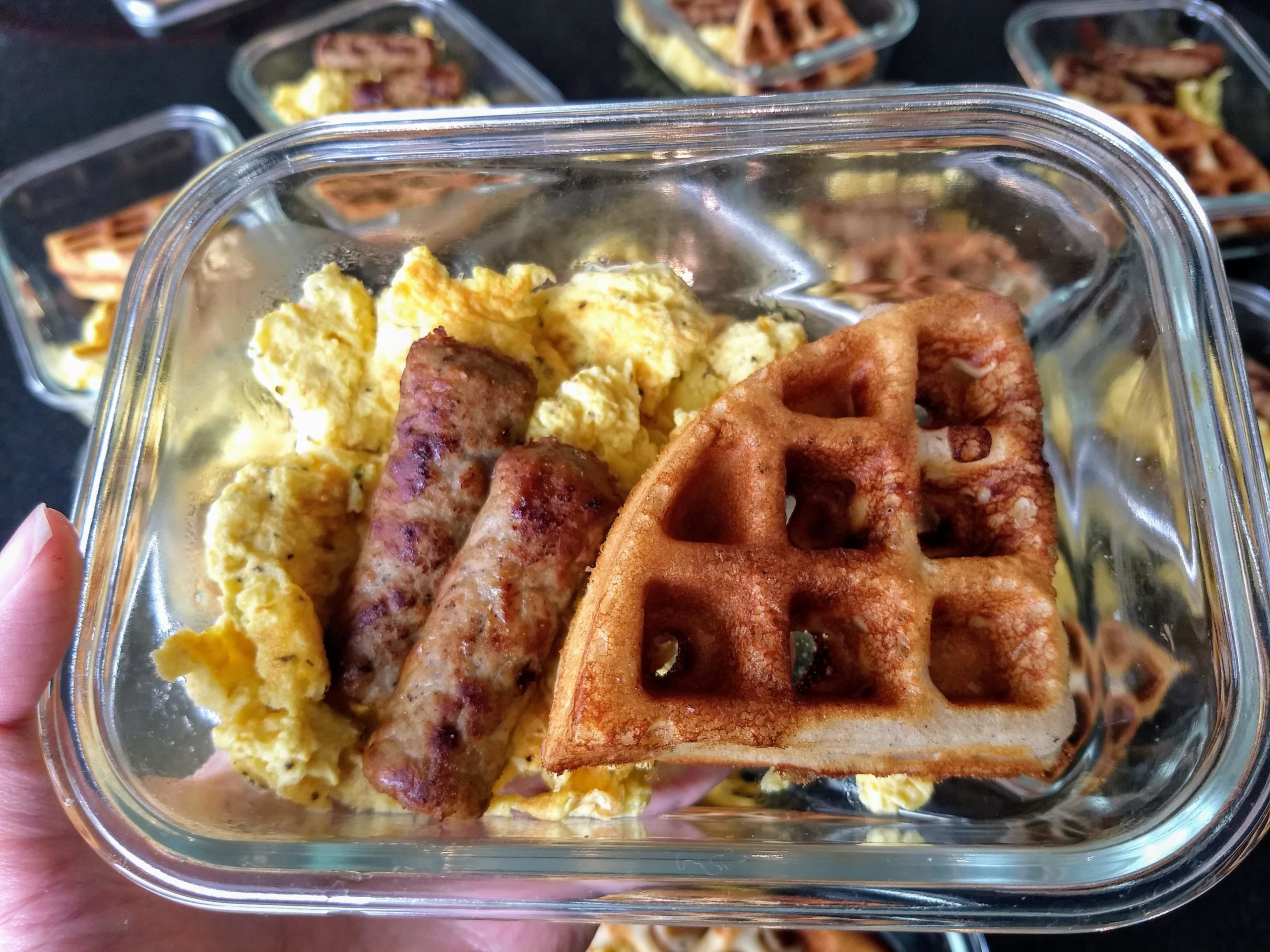 Adult lunchables for two! The extra room is for crackers to be added ...