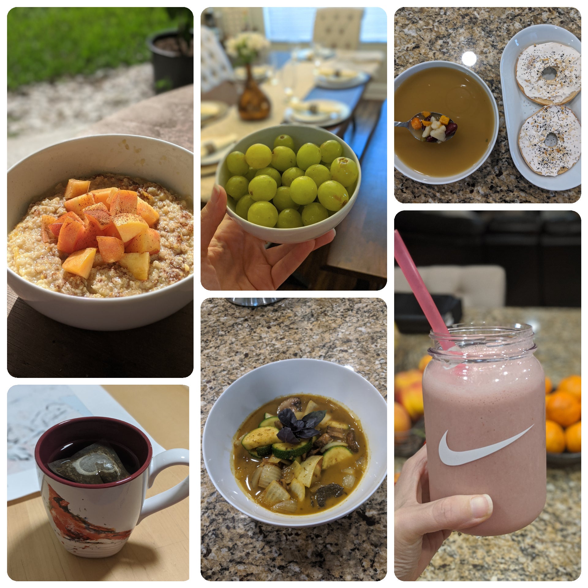 My first time sharing my daily food. Everything clocking in at 1,482 ...