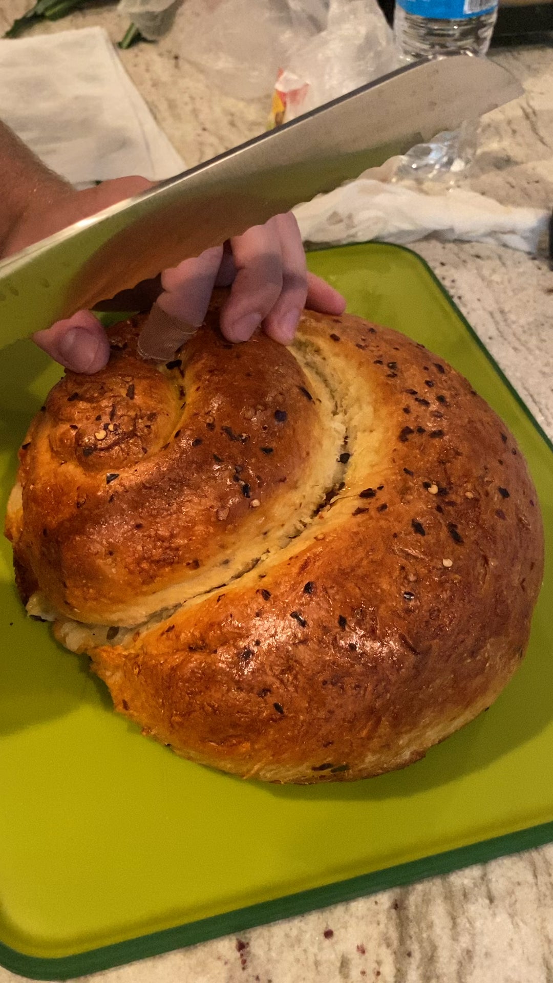 I made Cuchaules, traditional swiss breads flavoured with saffron ...