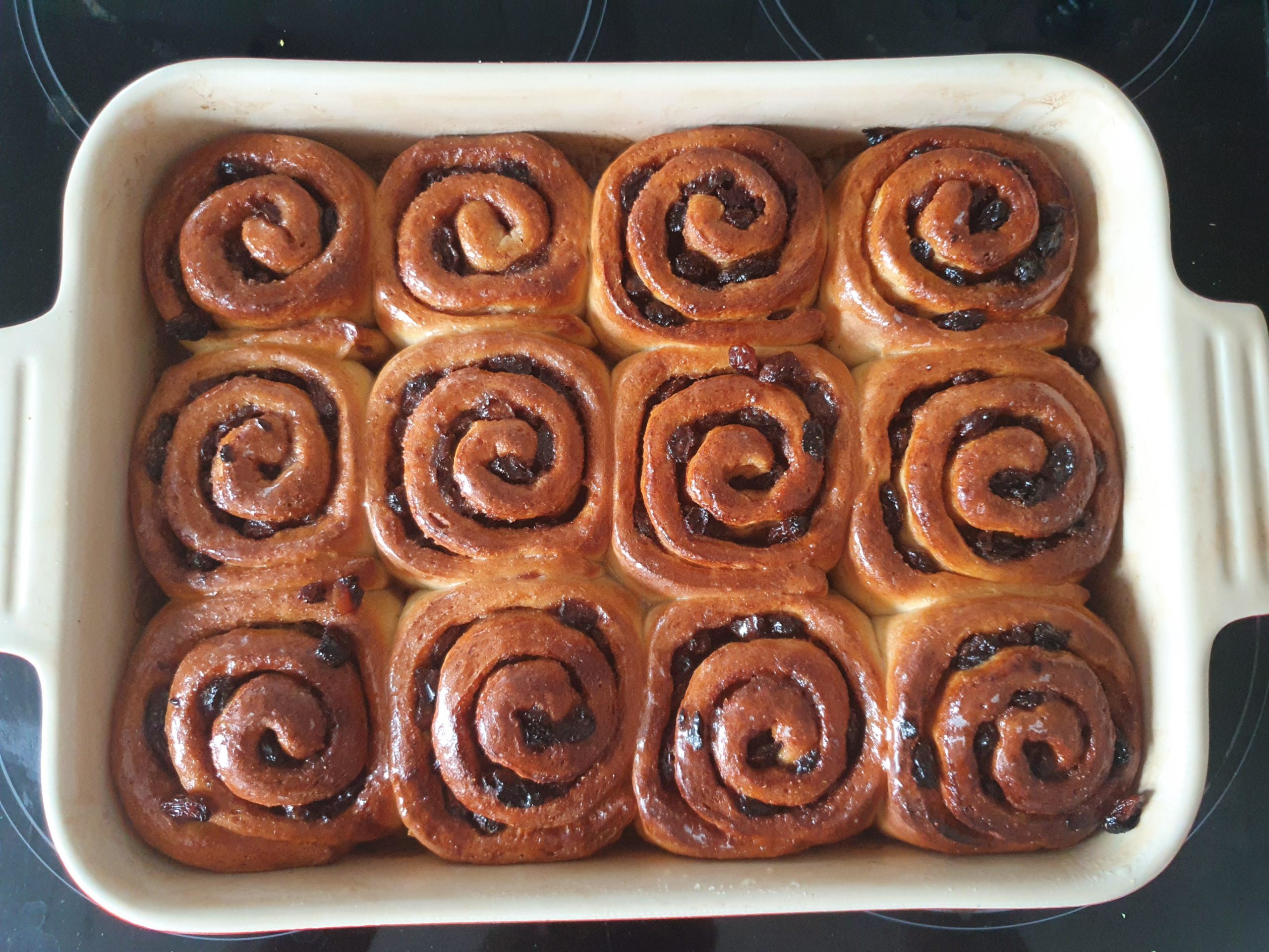 First time making Chelsea buns! - Dining and Cooking