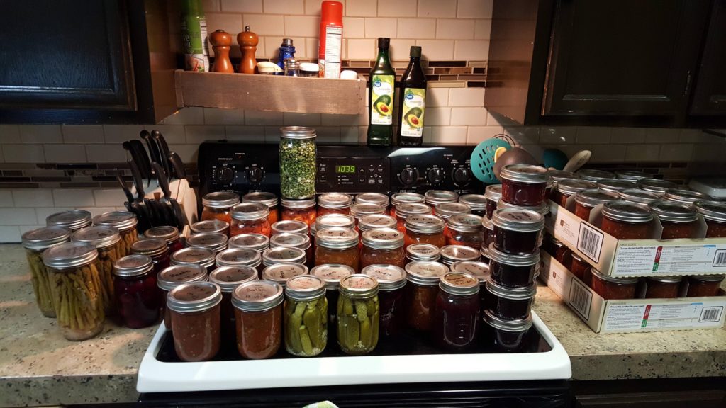 Small batch canning. Trying out cherry tomatoes with salt and citric ...