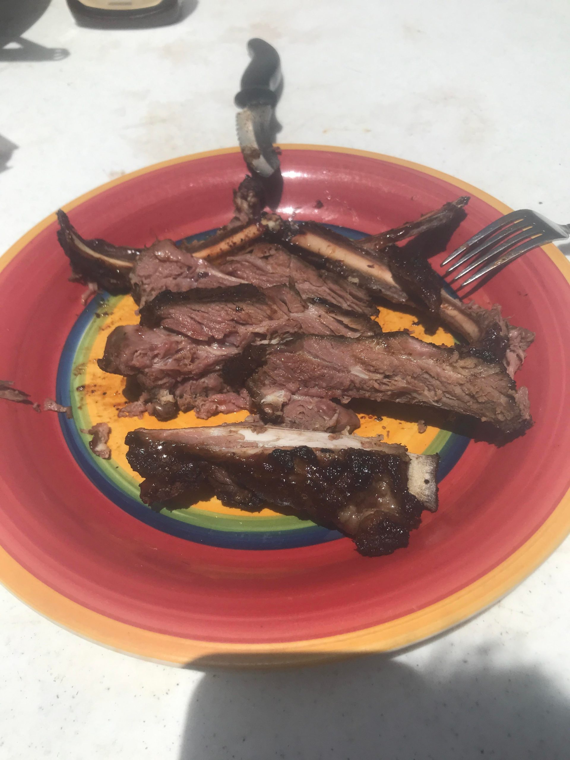 Deer ribs. ~24hrs @ 131 F then grill. - Dining and Cooking