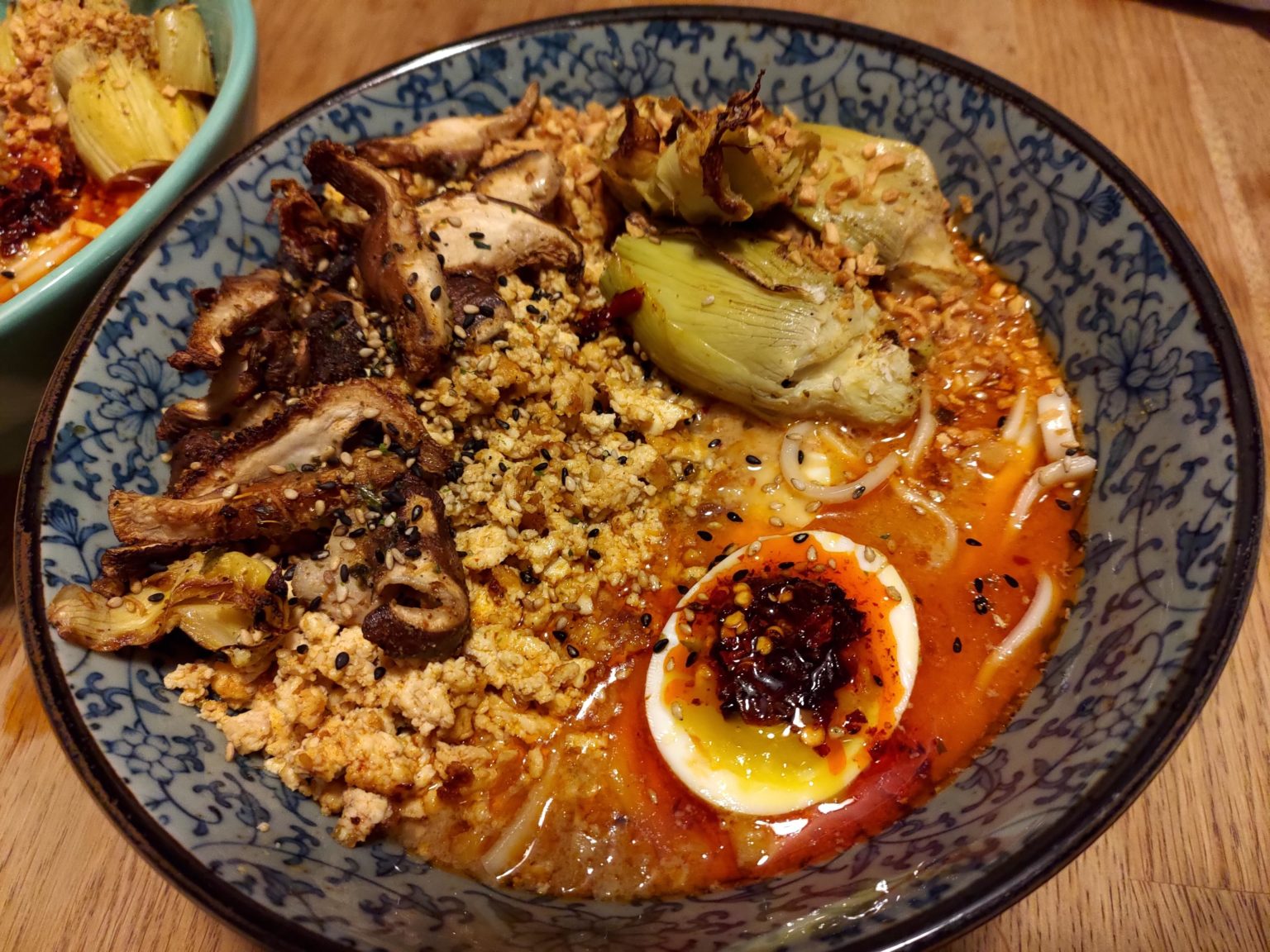 First time making miso tonkotsu ramen. The Chashu pork was incredible ...