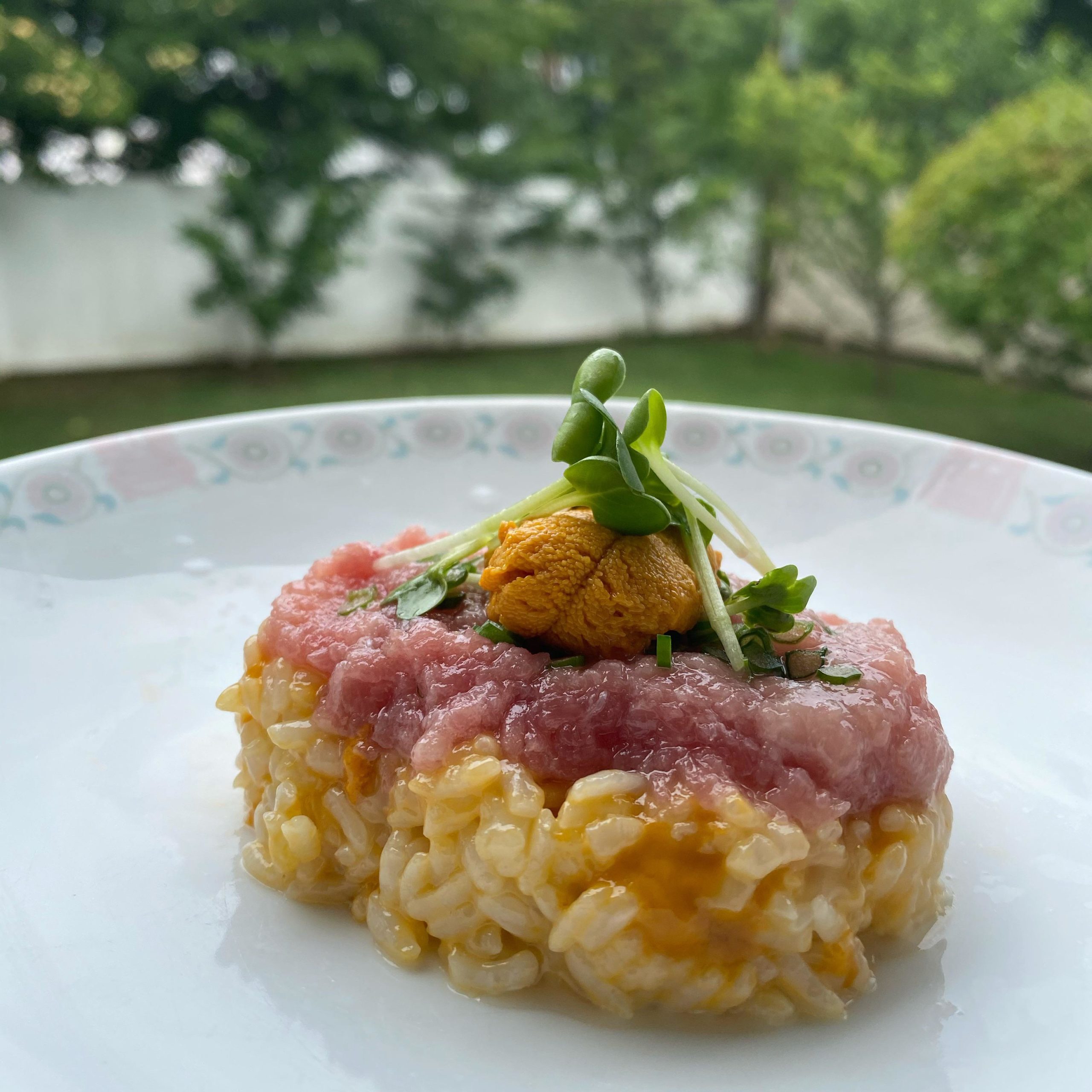 Toro don with uni rice - Dining and Cooking