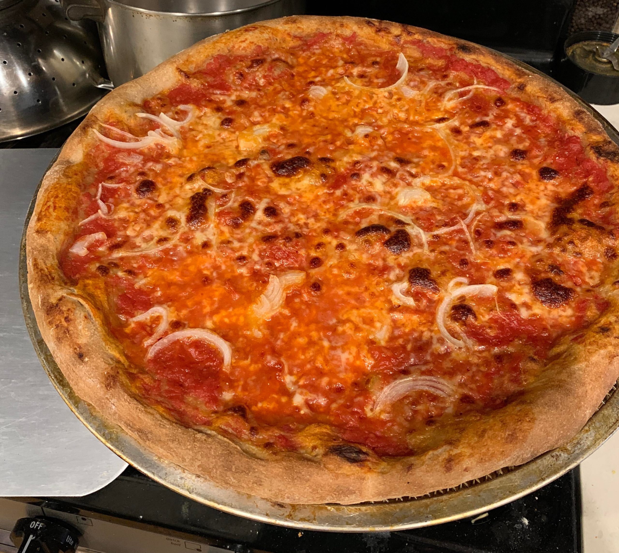 Pizza Camp recipe on a screen + steel - Dining and Cooking